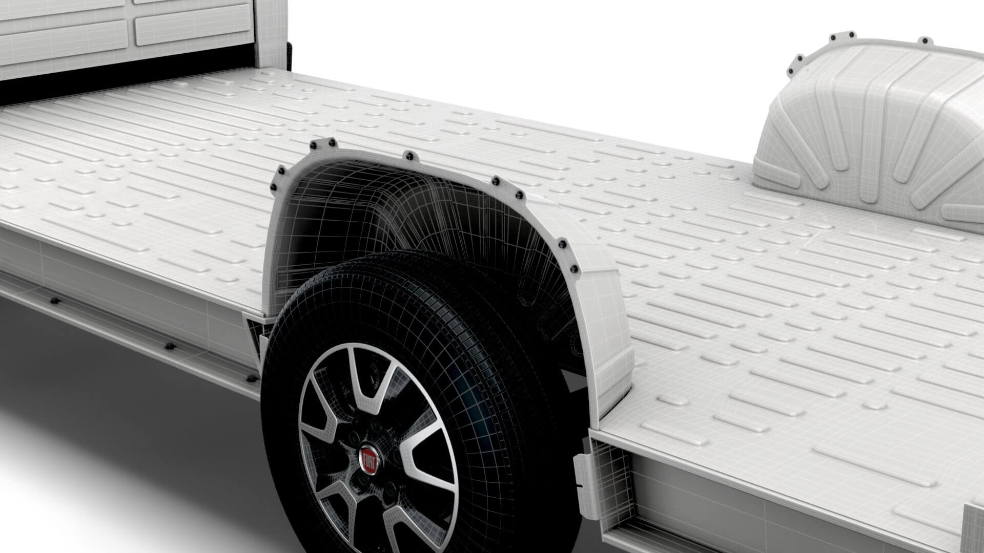Fiat Ducato 3540 L4 Platform Cab 2021 - 3D Model by Creator 3D
