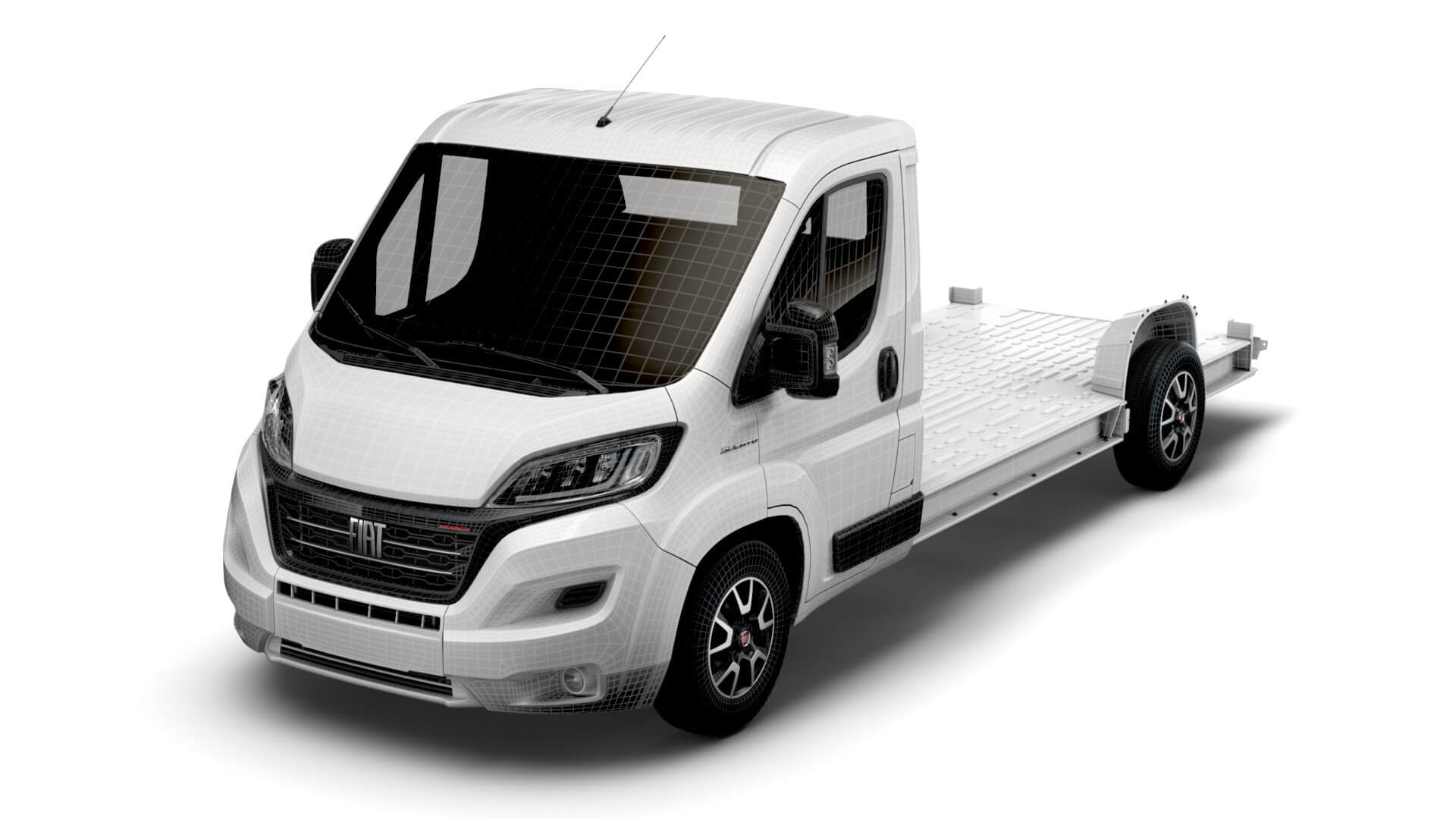 Fiat Ducato 3540 L4 Platform Cab 2022 - 3D Model by Creator 3D