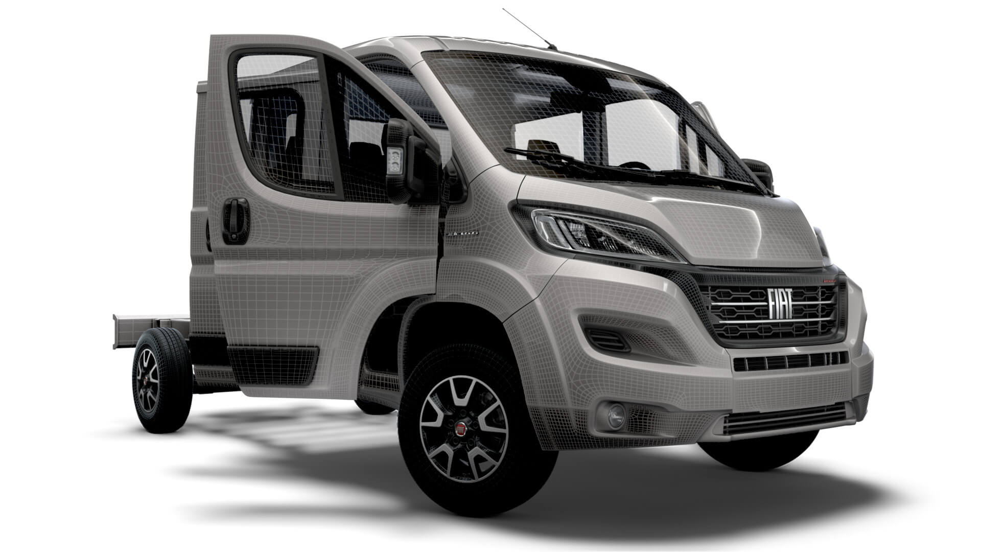 Fiat Ducato Chassis Crcab 3800WB 2023 - 3D Model by Creator 3D