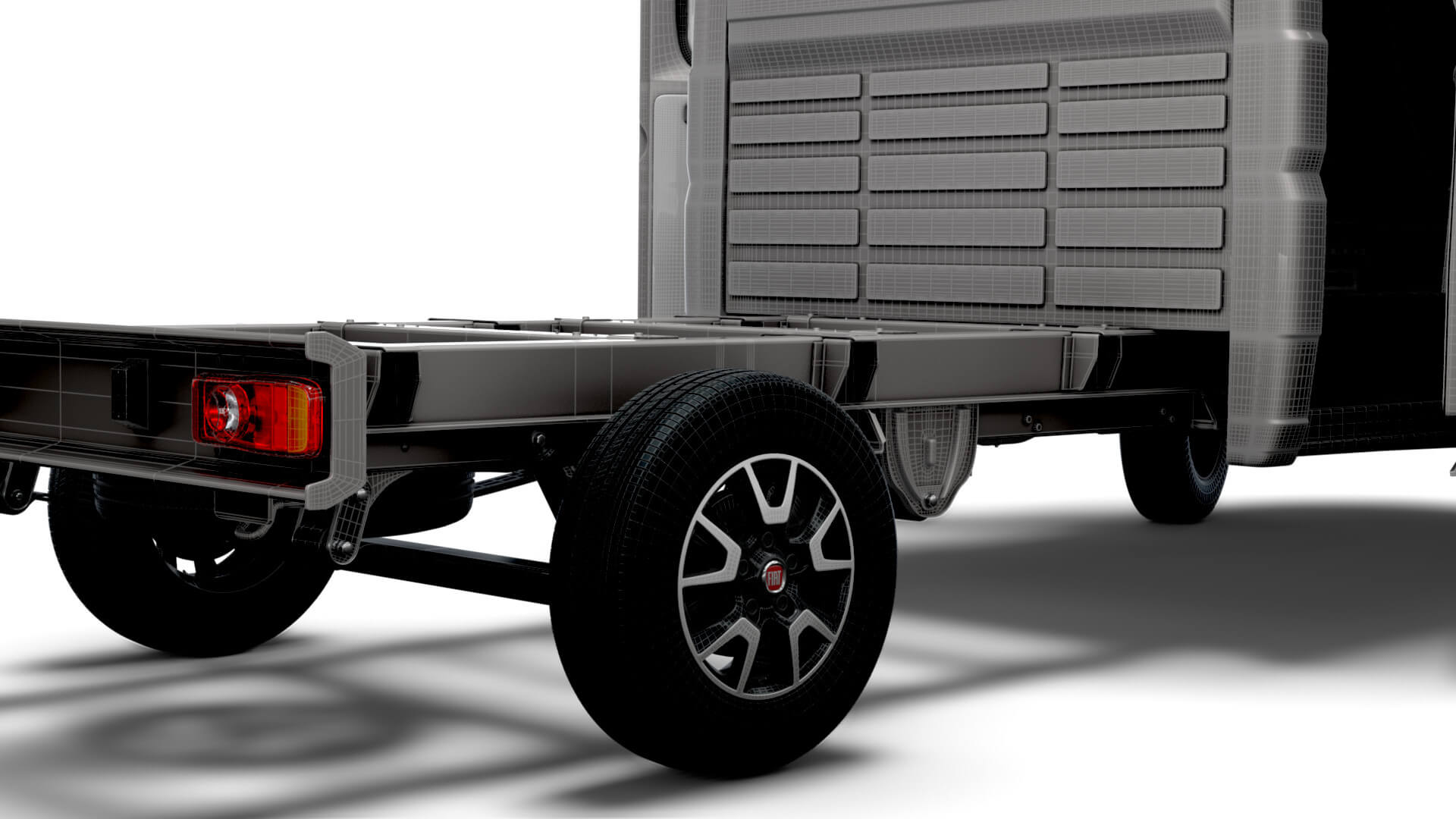 Fiat Ducato Chassis Crcab 3800WB 2023 - 3D Model by Creator 3D