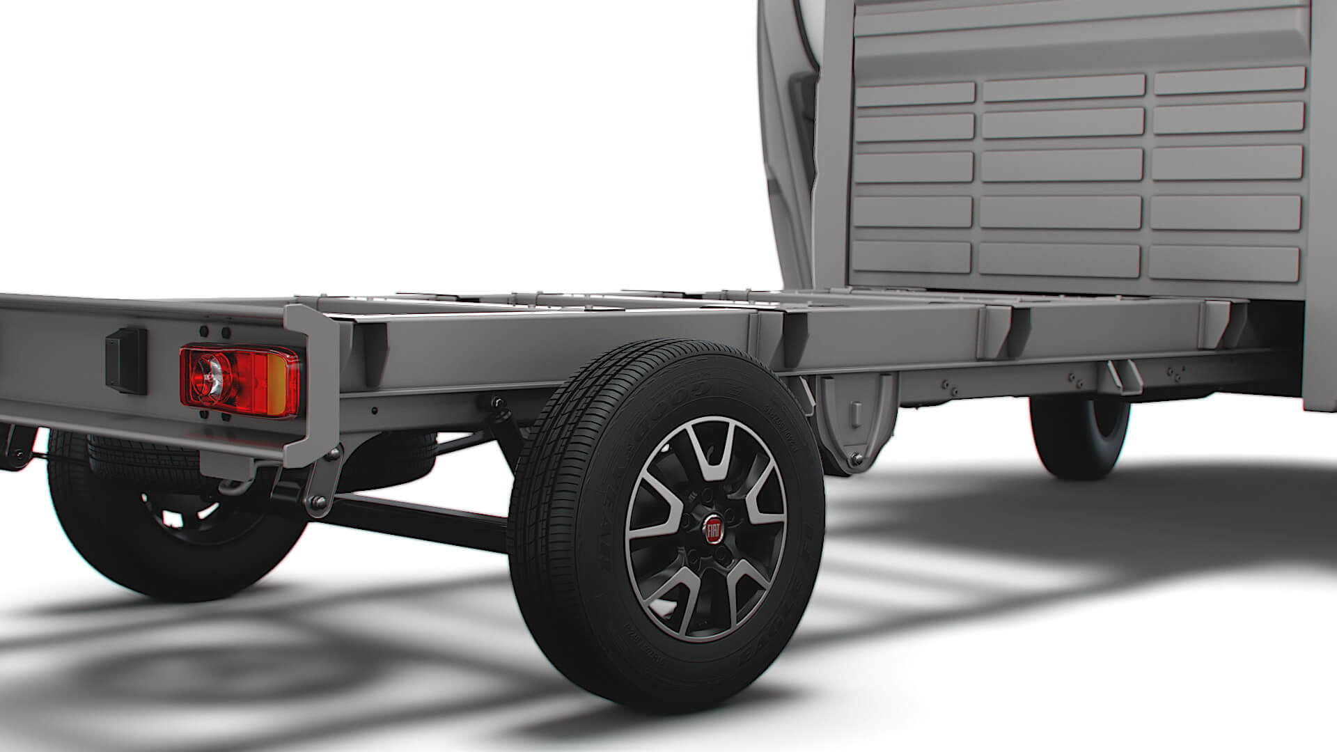 Fiat Ducato Chassis HQ Interior Scab 3800WB 2023 - 3D Model by Creator 3D