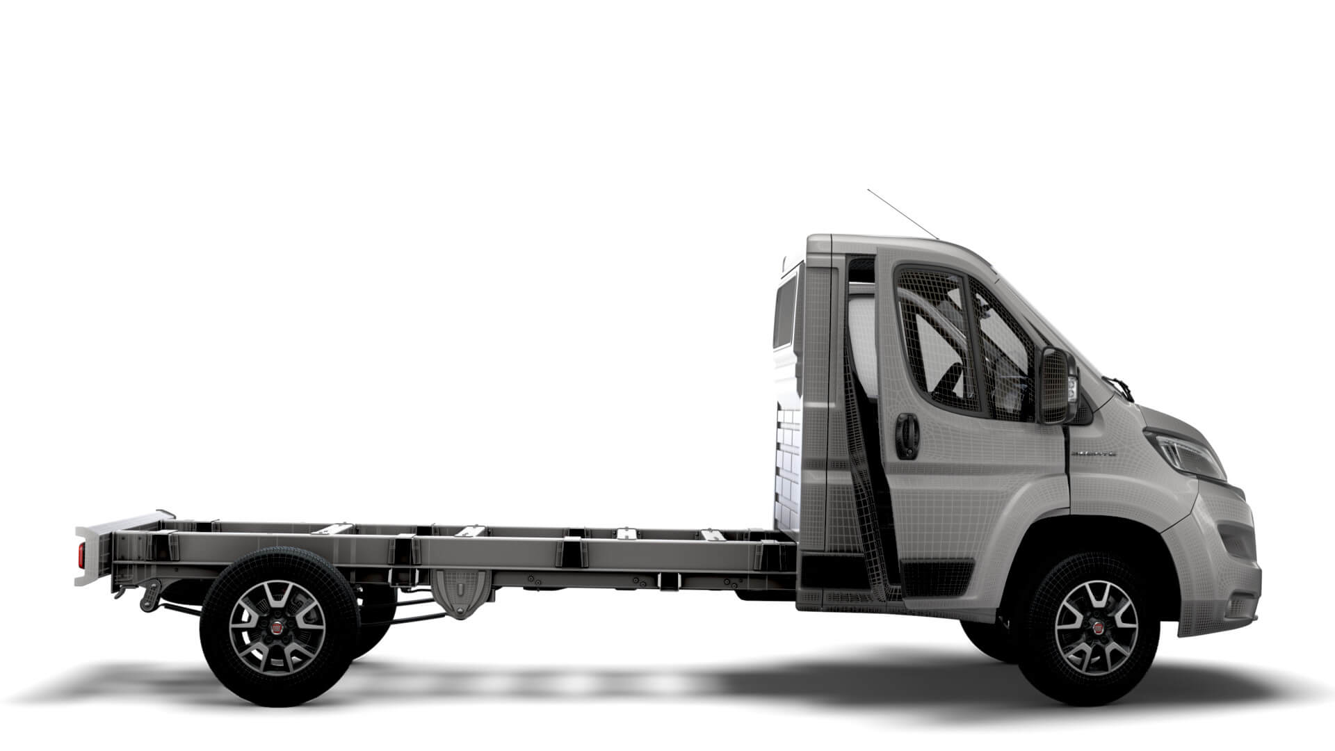 Fiat Ducato Chassis HQ Interior Scab 3800WB 2023 - 3D Model by Creator 3D