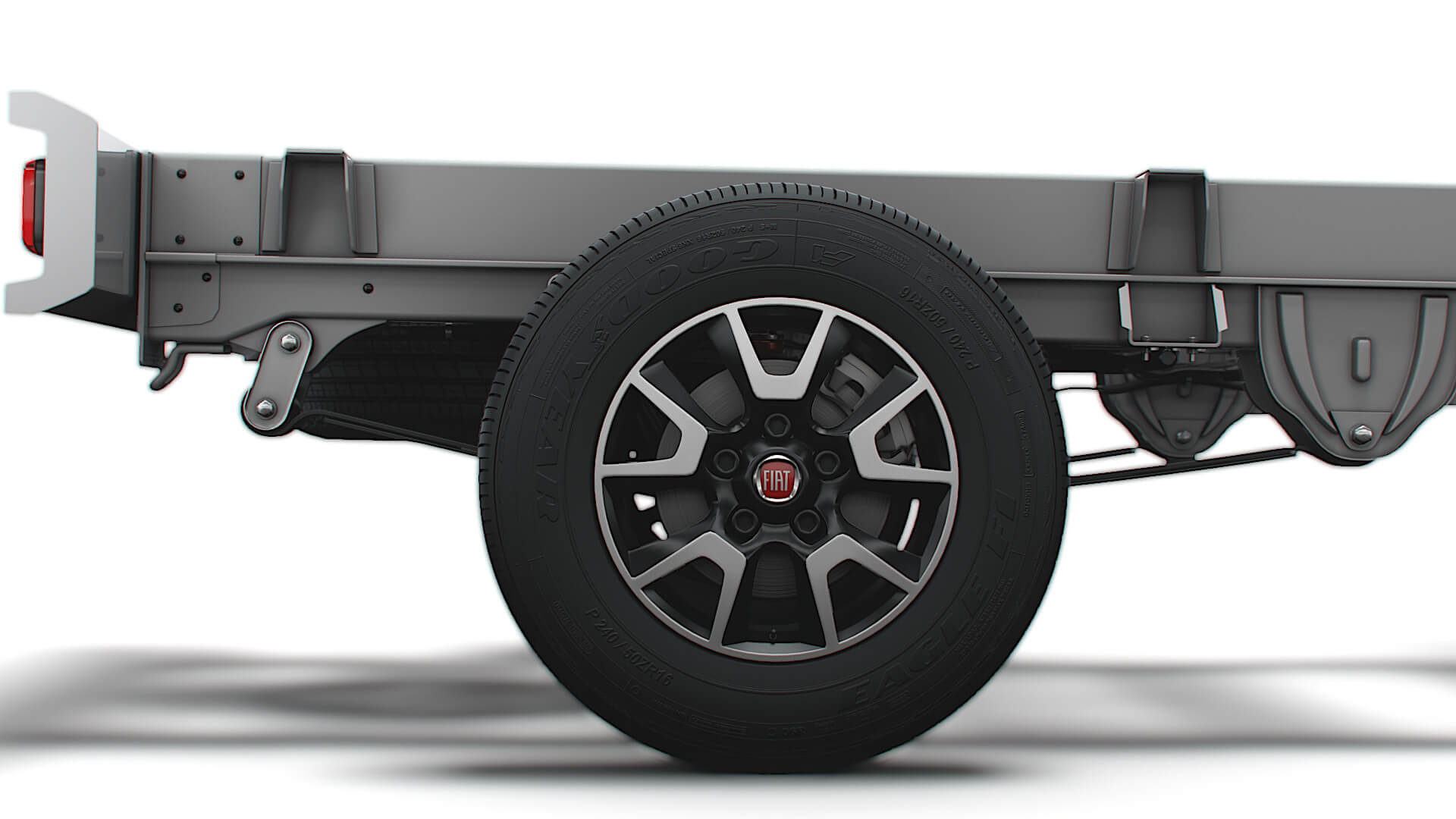 Fiat Ducato Chassis Truck Crcab 4035WB Hqinterior 2023 - 3D Model by ...