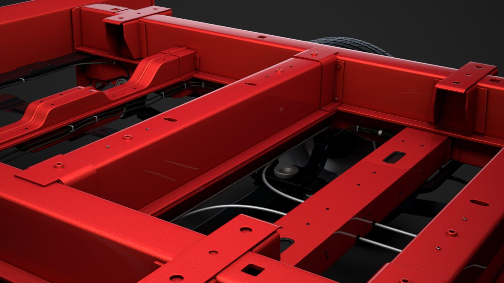 Fiat Ducato Chassis Truck Crew Cab 3450 WB 2014 - 3D Model by Creator 3D