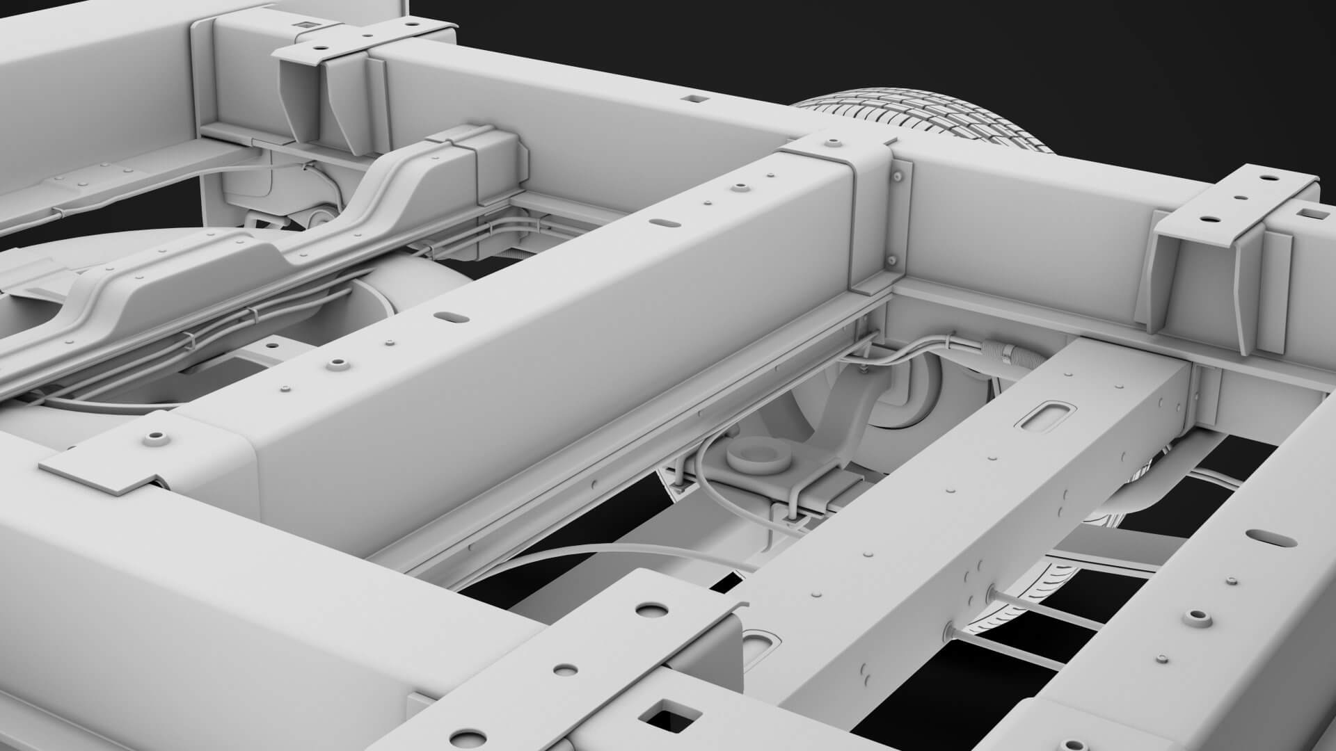 Fiat Ducato Chassis Truck Crew Cab 3450 WB 2019 - 3D Model by Creator 3D
