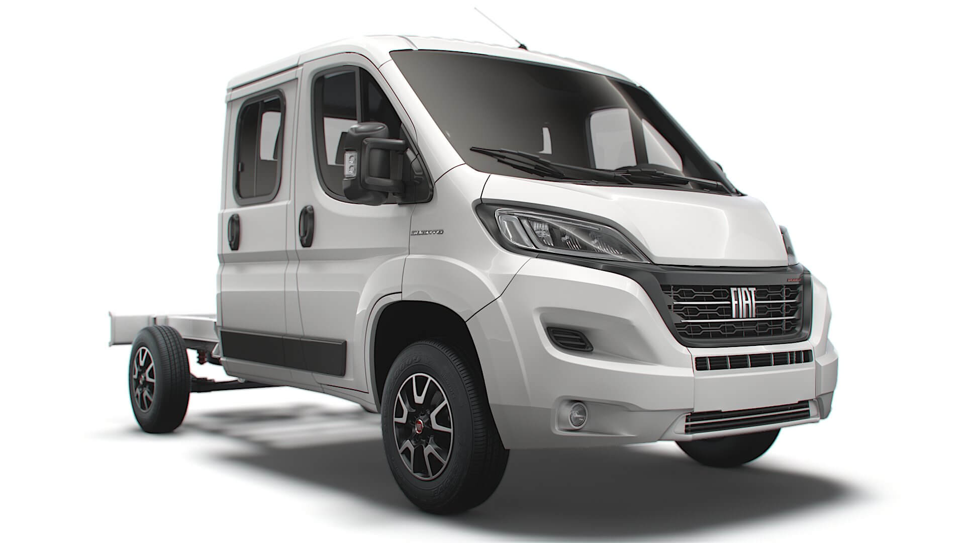 Fiat Ducato Chassis Truck Crew Cab 3450 WB 2022 - 3D Model by Creator 3D