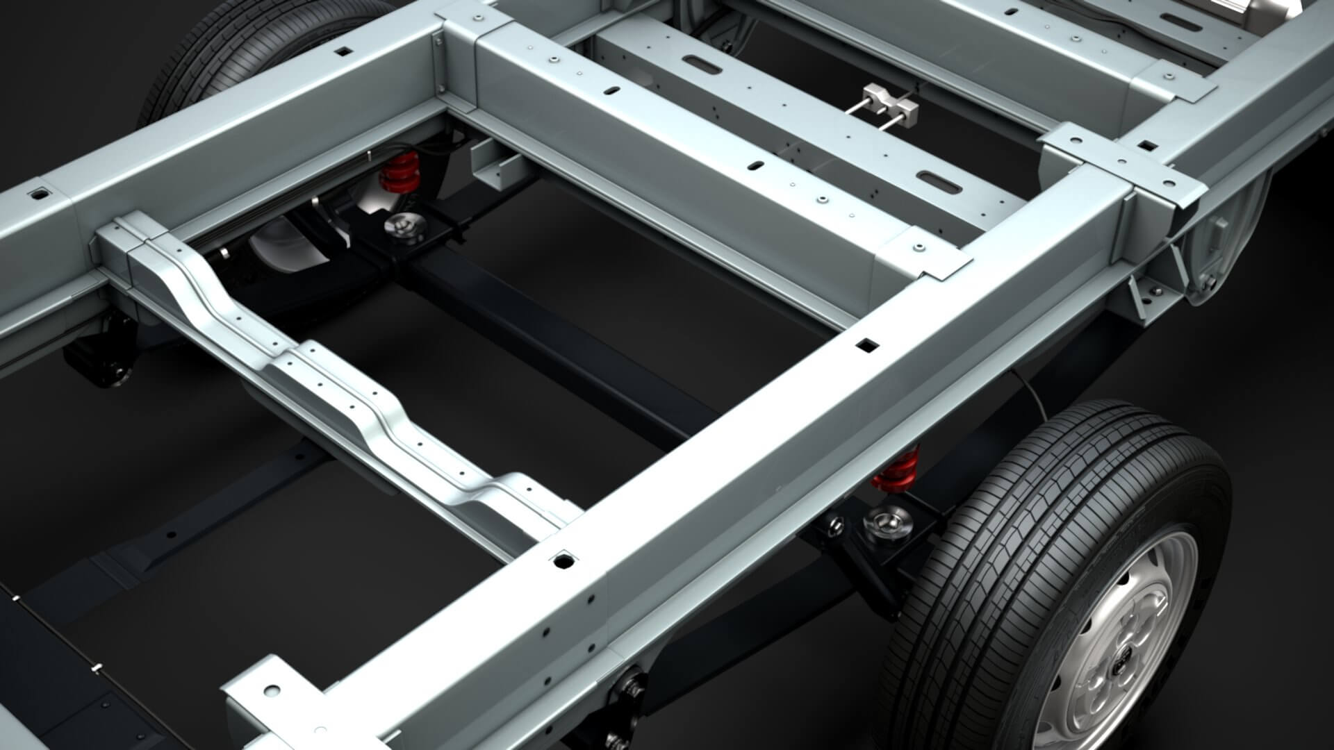 Fiat Ducato Chassis Truck Crew Cab 4035XL WB 2014 - 3D Model by Creator 3D