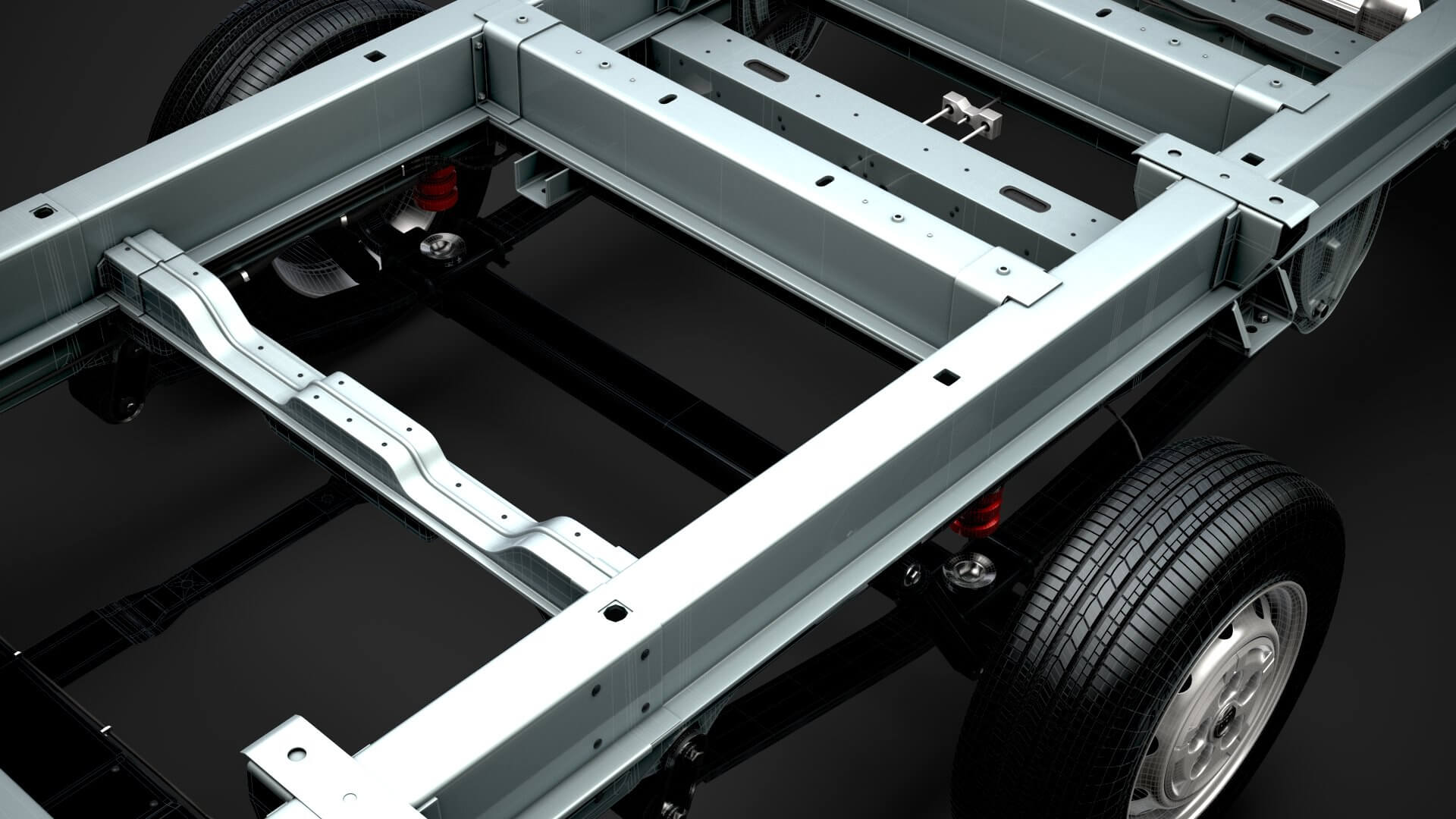 Fiat Ducato Chassis Truck Crew Cab 4035XL WB 2014 - 3D Model by Creator 3D