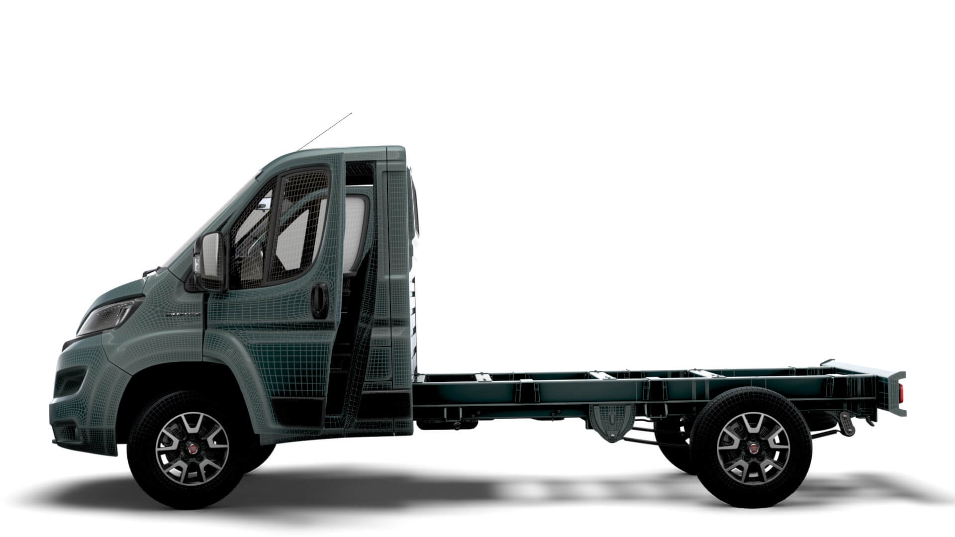 Fiat Ducato Chassis Truck Scab 3450WB Hqinterior 2023 - 3D Model by ...