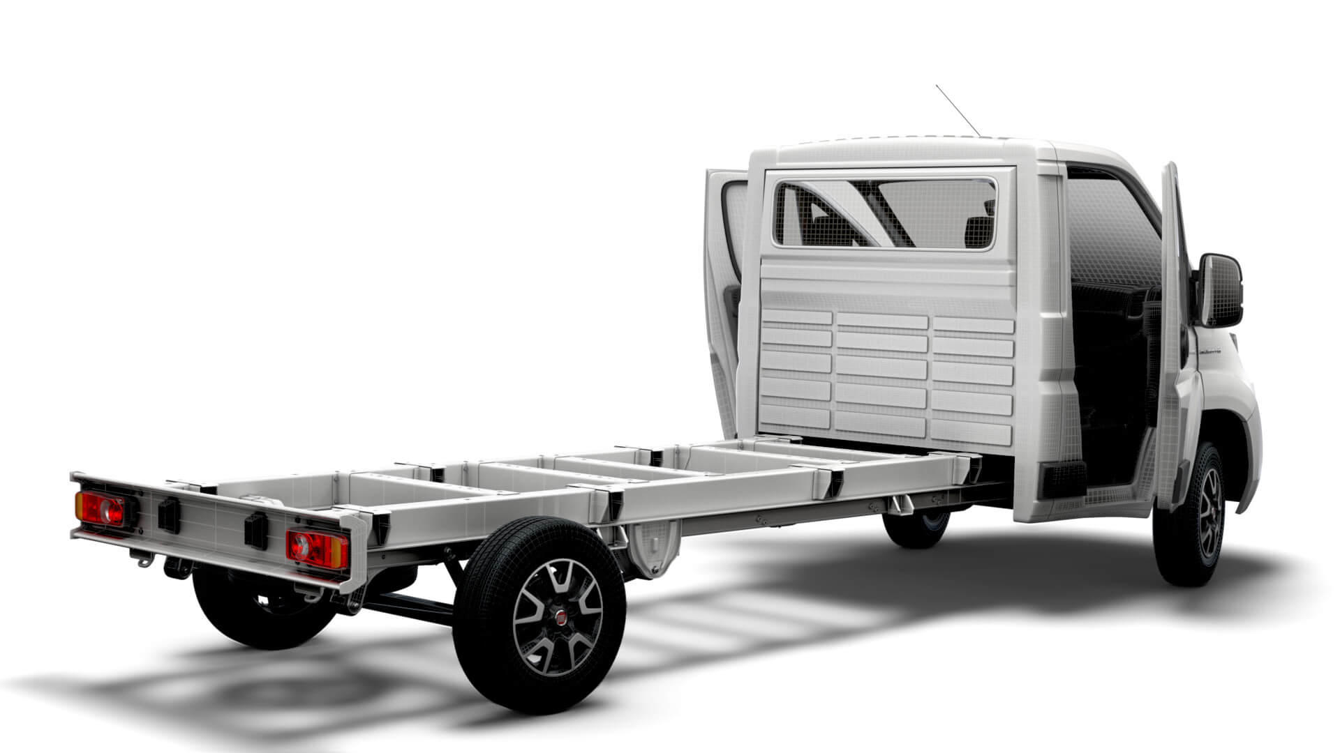 Fiat Ducato Chassis Truck Scab 4300WB Hqinterior 2023 - 3D Model by ...