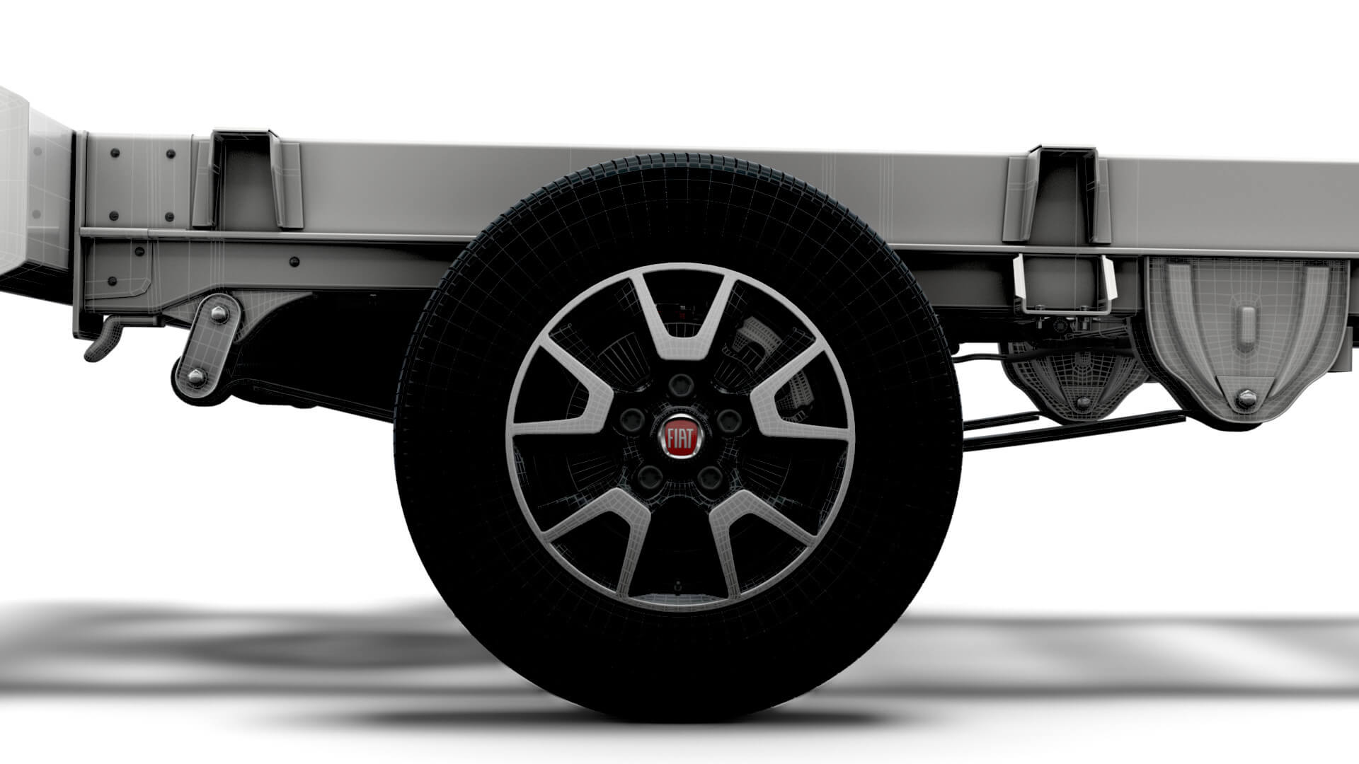 Fiat Ducato Chassis Truck Scab 4300WB Hqinterior 2023 - 3D Model by ...