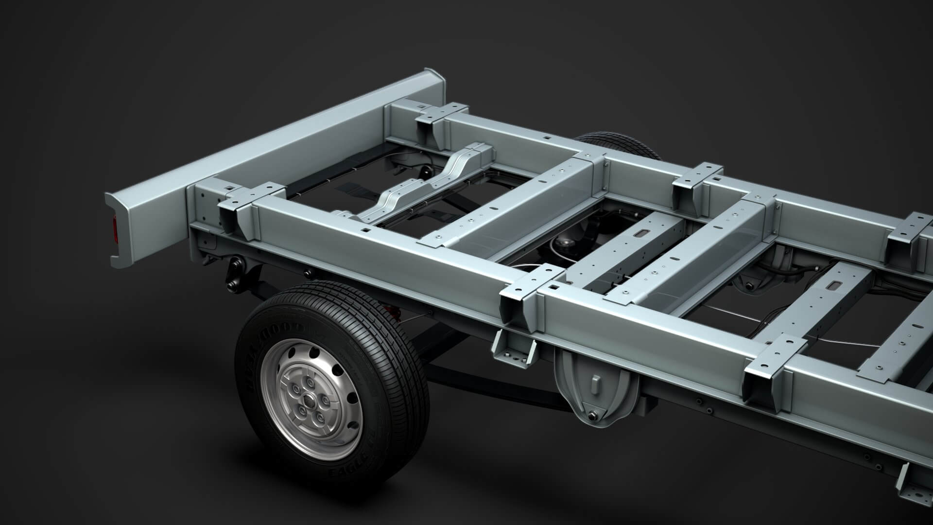 Fiat Ducato Chassis Truck Single Cab 3450WB 2014 - 3D Model by Creator 3D