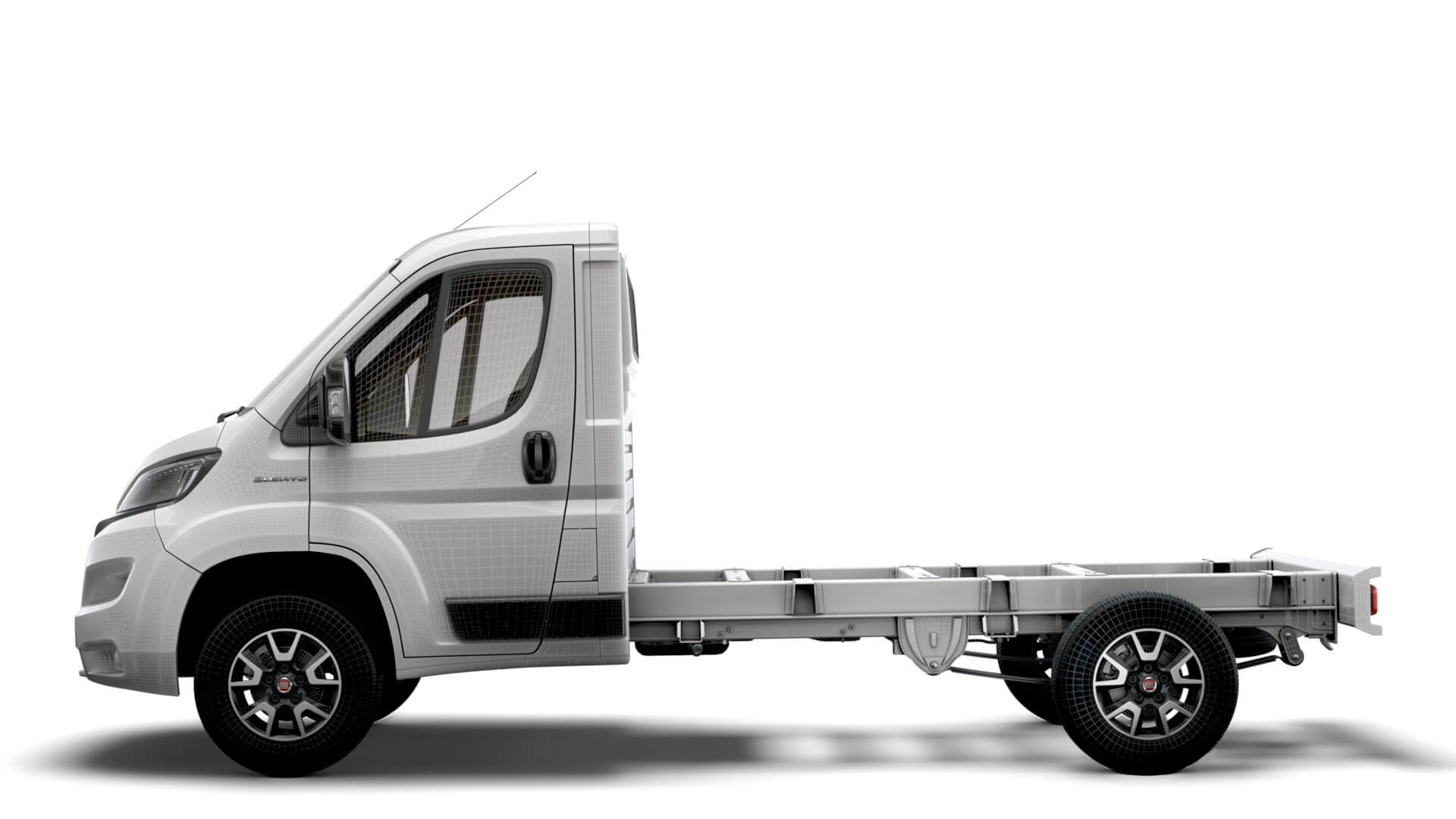 Fiat Ducato Chassis Truck Single Cab 3450WB 2022 - 3D Model by Creator 3D