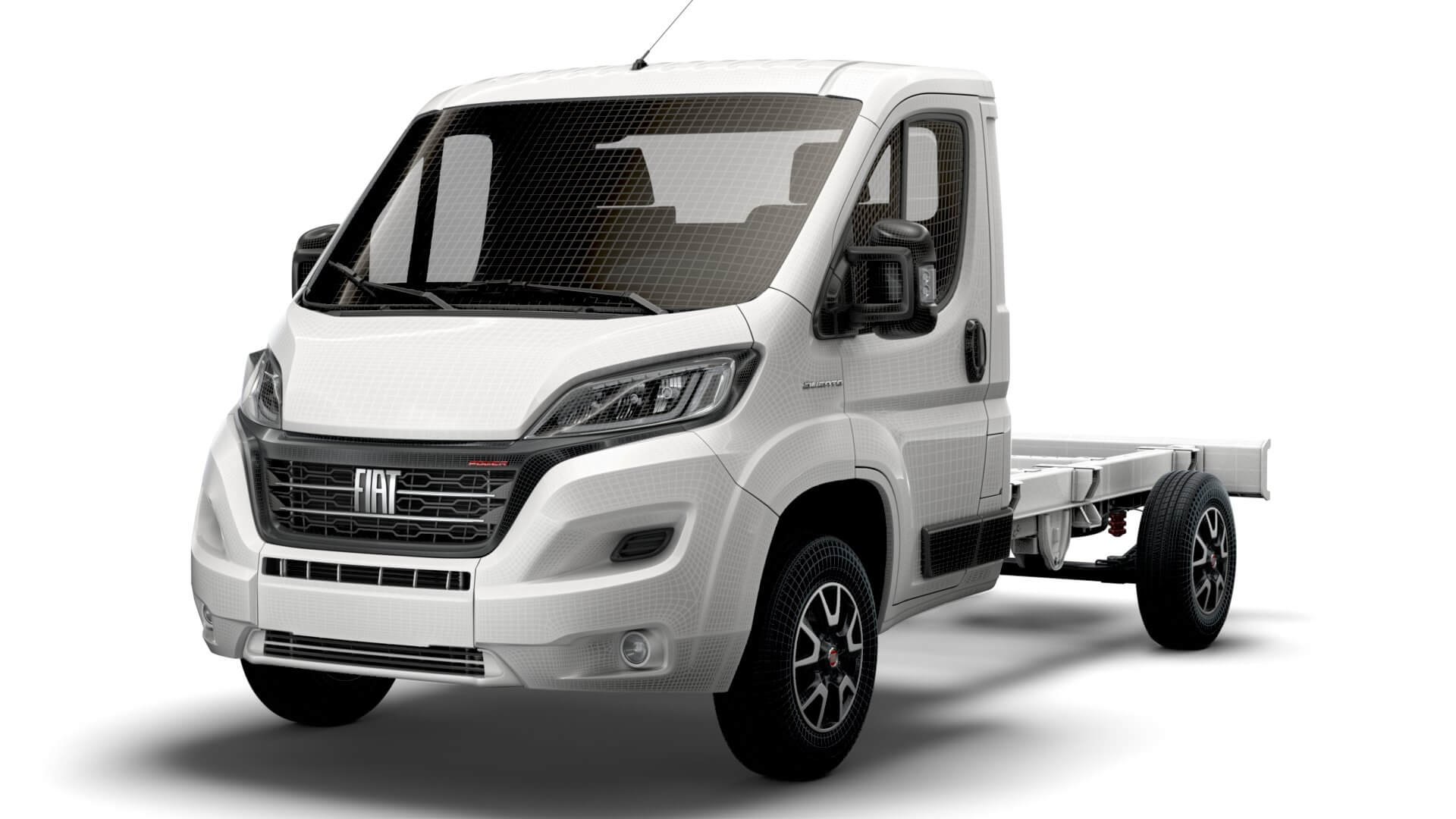 Fiat Ducato Chassis Truck Single Cab 3450WB 2022 - 3D Model by Creator 3D