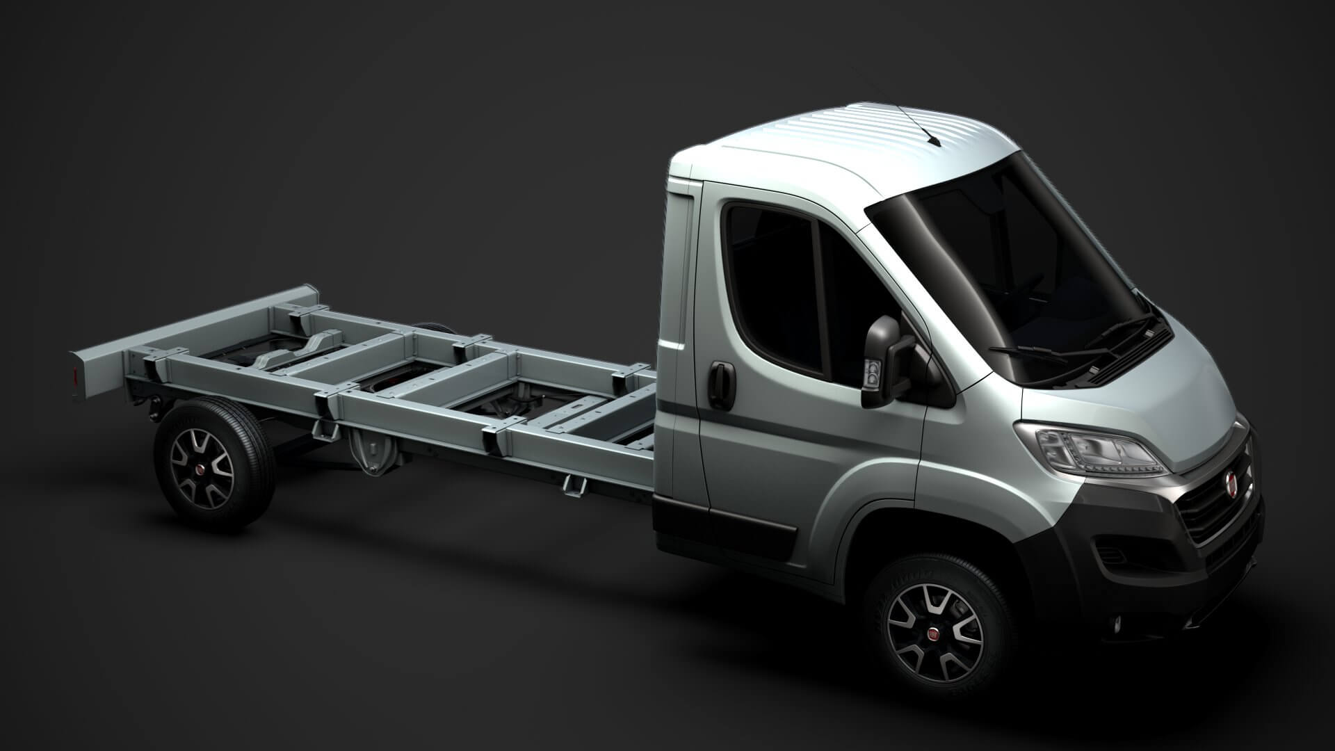 Fiat Ducato Chassis Truck Single Cab 4035WB 2020 - 3D Model by Creator 3D