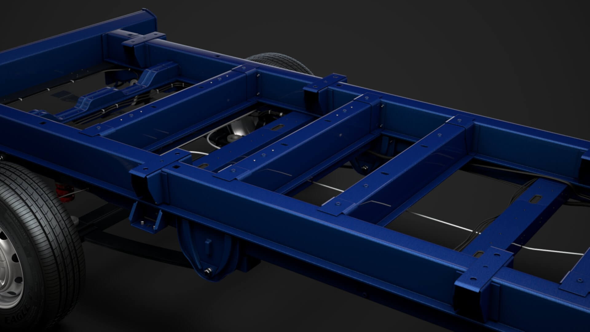 Fiat Ducato Chassis Truck Single Cab 4300WB 2014 - 3D Model by Creator 3D