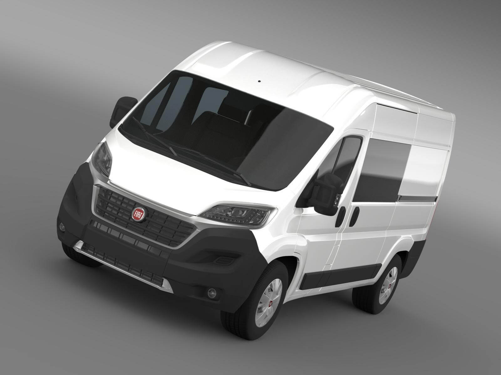 Fiat Ducato Combi Van 2014 - 3D Model by Creator 3D