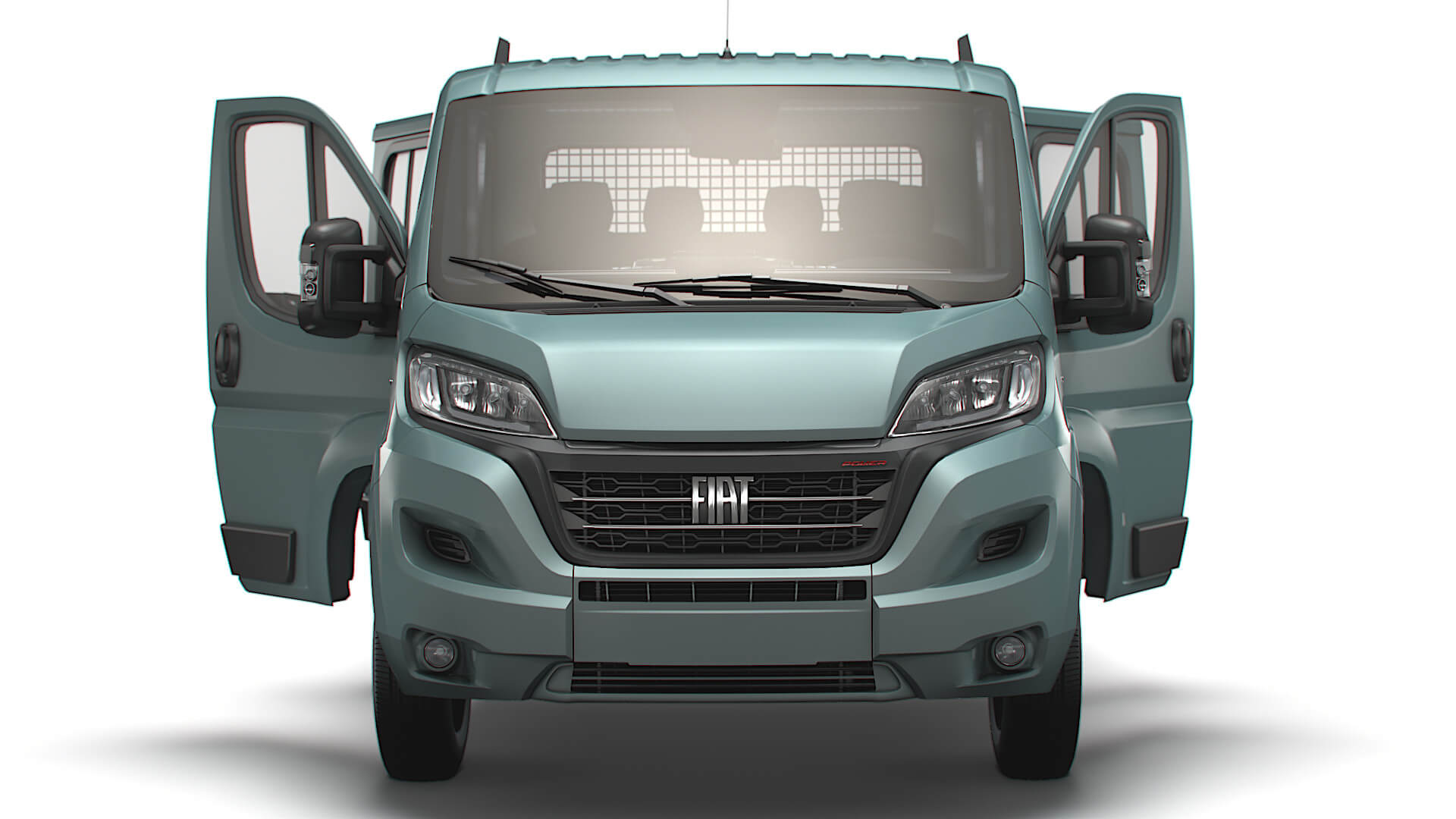 Fiat Ducato Crew Cab Truck HQ Interior 2023 - 3D Model by Creator 3D