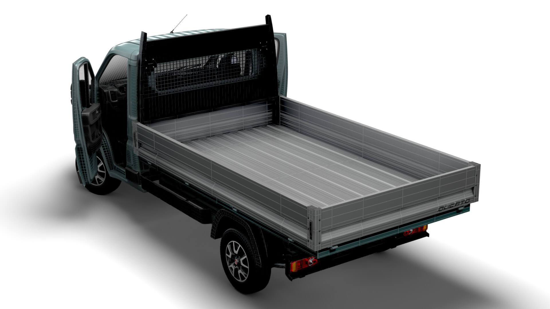 Fiat Ducato SingleCab Tipper Hqinterior 2023 - 3D Model by Creator 3D