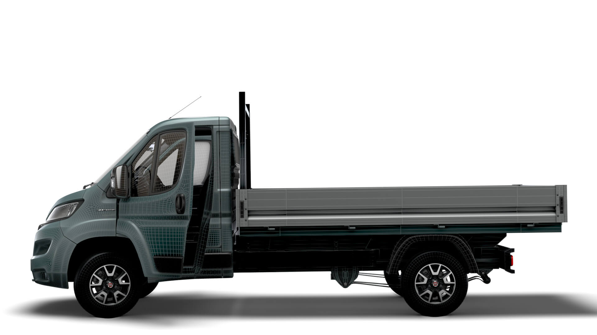 Fiat Ducato SingleCab Tipper Hqinterior 2023 - 3D Model by Creator 3D