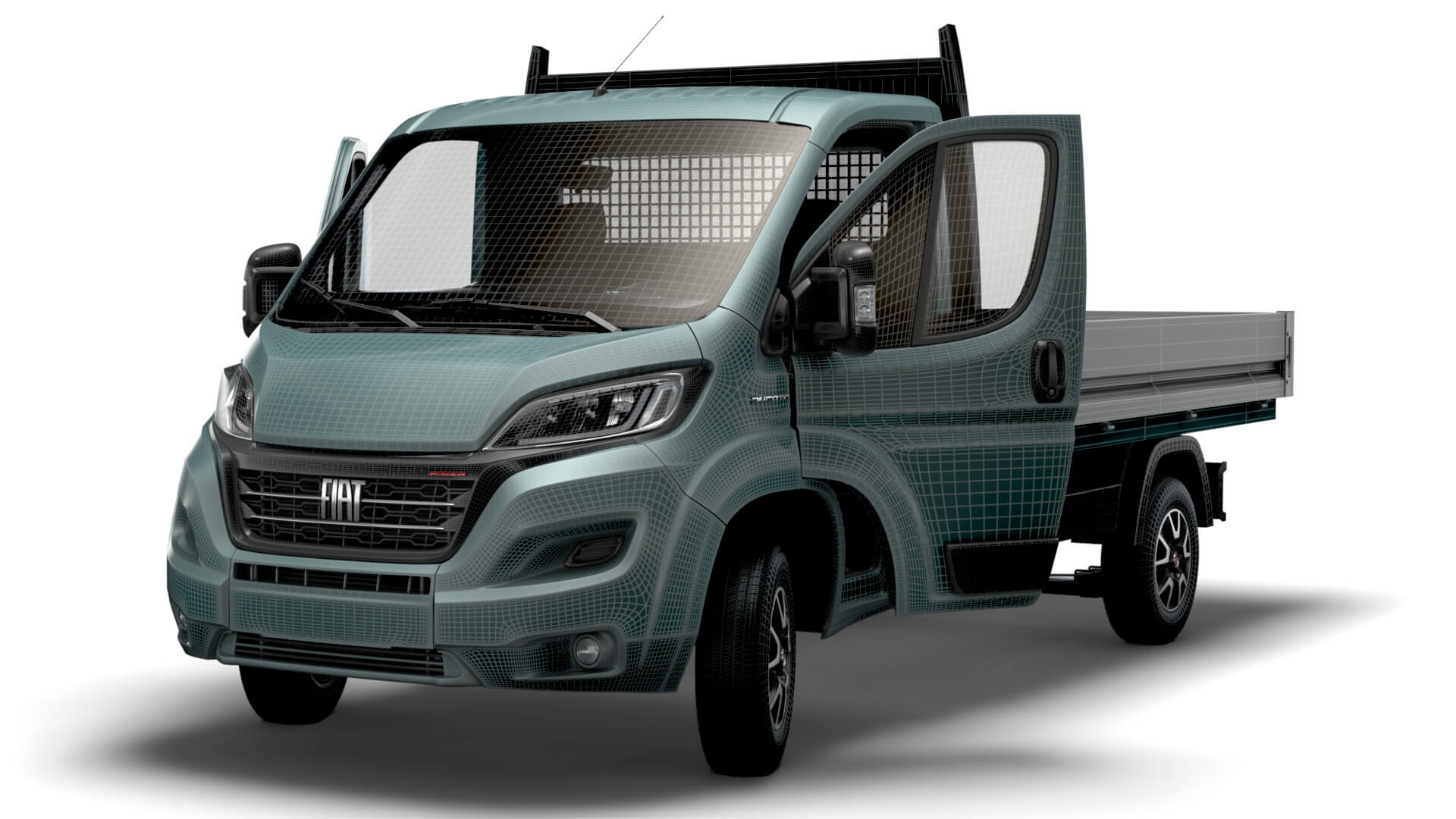 Fiat Ducato SingleCab Tipper Hqinterior 2023 - 3D Model by Creator 3D