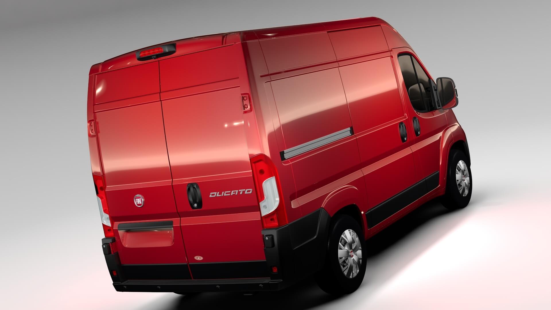 Fiat Ducato Van L1H2 2017 - 3D Model by Creator 3D