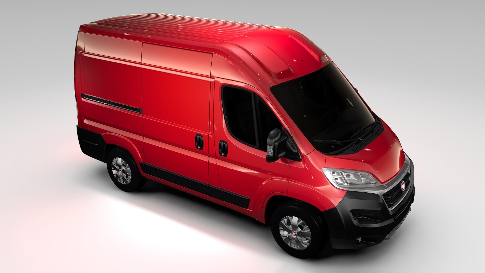 Fiat Ducato Van L1H2 2017 - 3D Model by Creator 3D