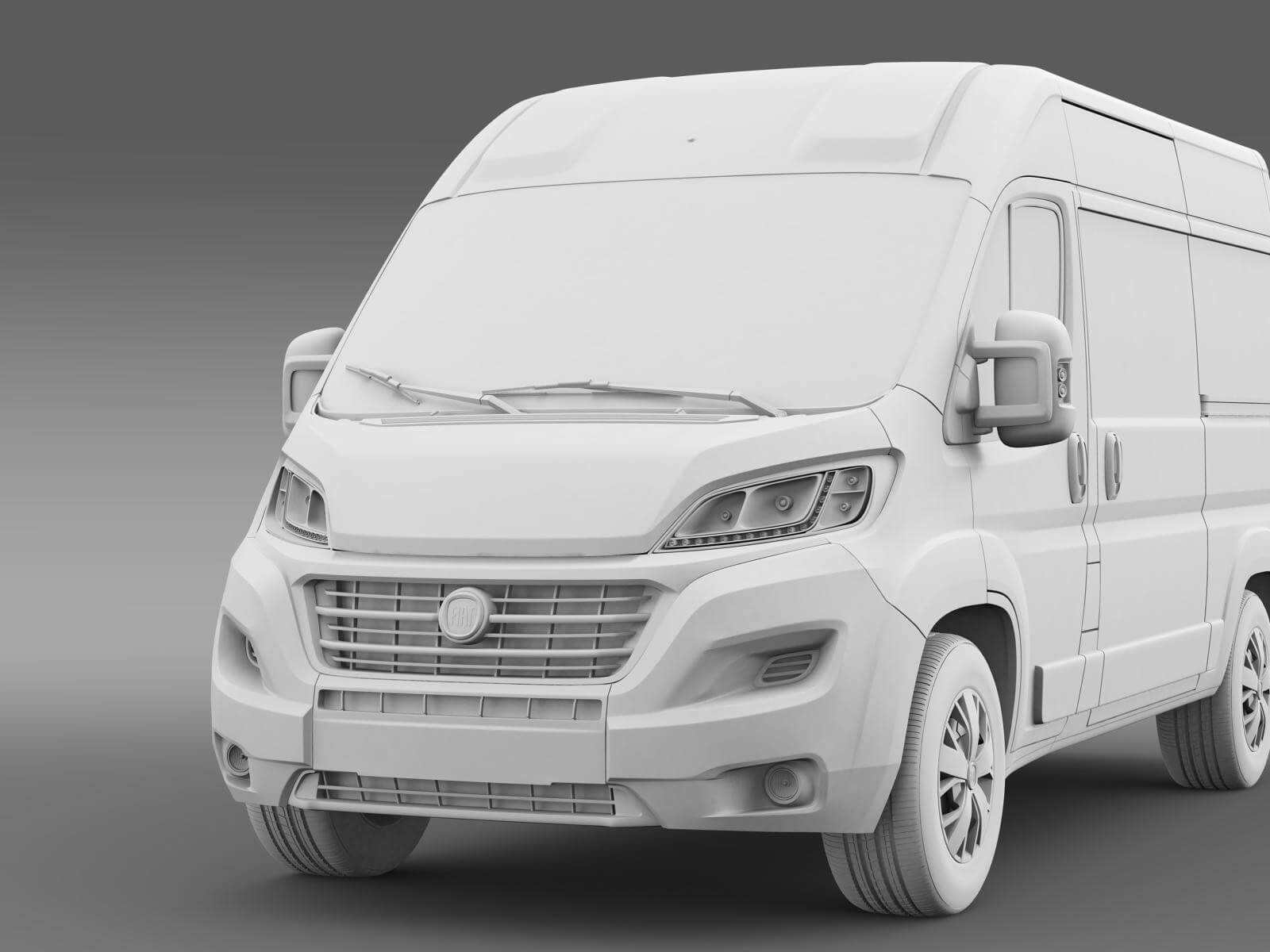 Fiat Ducato Van L2H2 2014 - 3D Model by Creator 3D