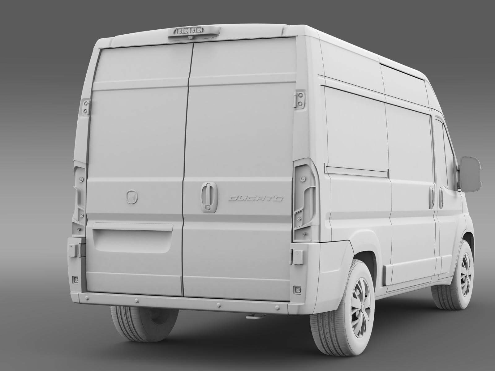 Fiat Ducato Van L2H2 2014 - 3D Model by Creator 3D