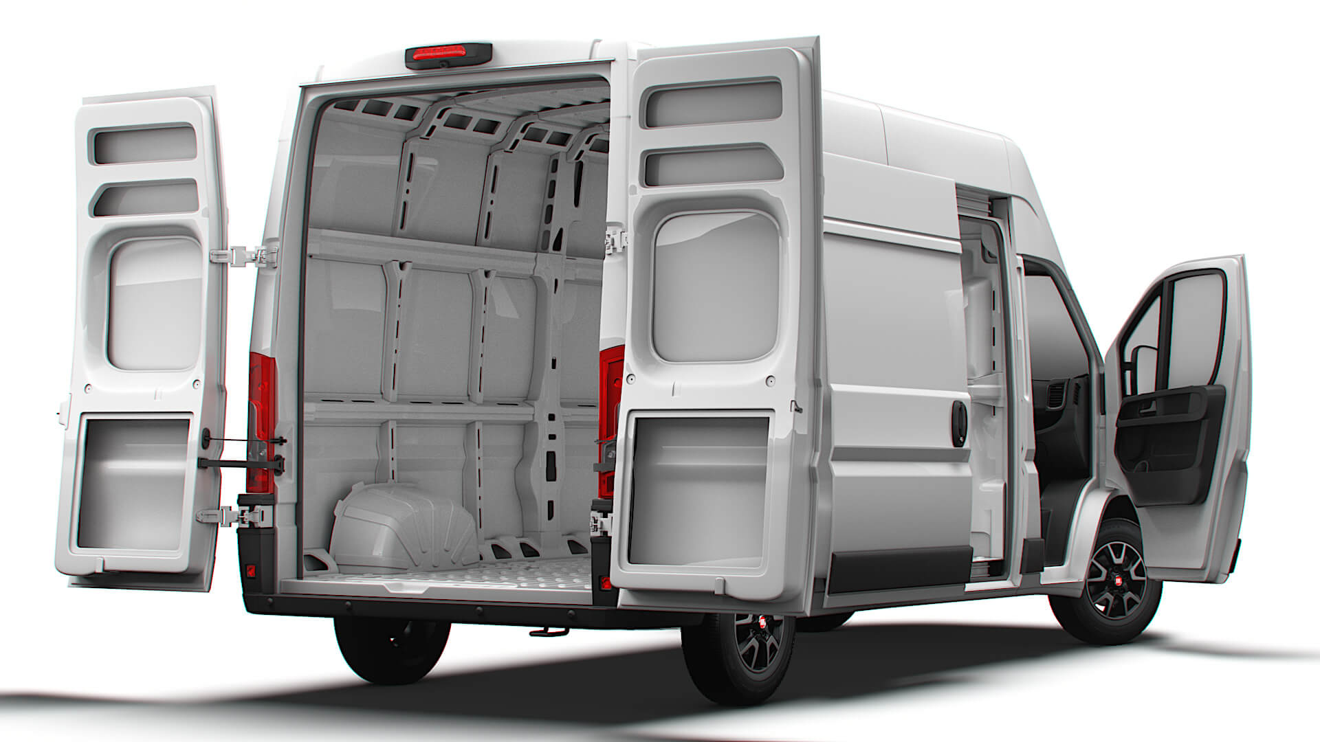Fiat Ducato Van L3H3 HQ Interior 2023 - 3D Model by Creator 3D