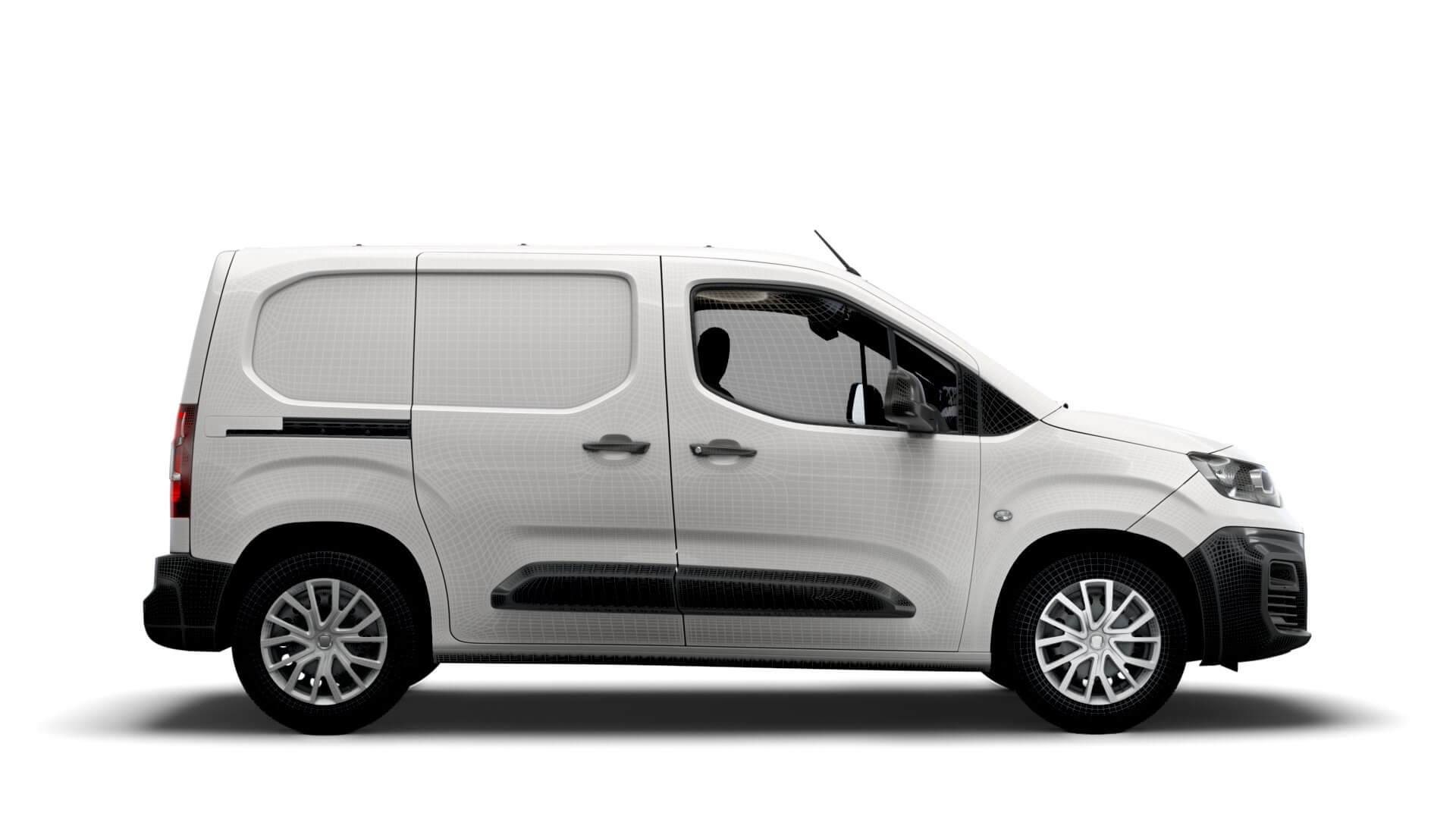 Fiat E-Doblo SWB Van 511 2023 3D Model by Creator 3D
