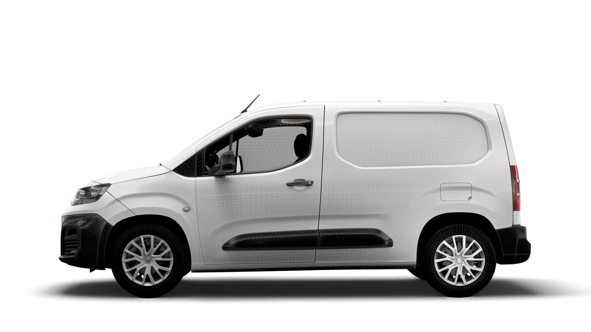 Fiat E-Doblo SWB Van 511 2023 3D Model by Creator 3D