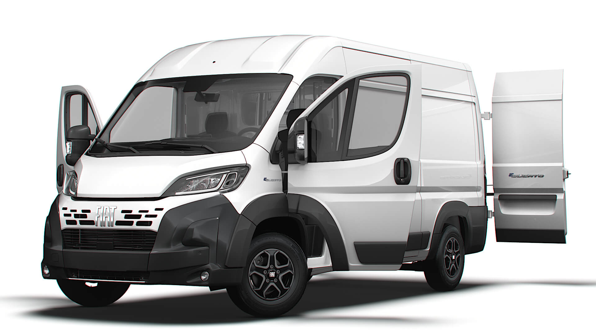 Fiat E Ducato Van L2H2 HQ Interior 2025 - 3D Model by Creator 3D