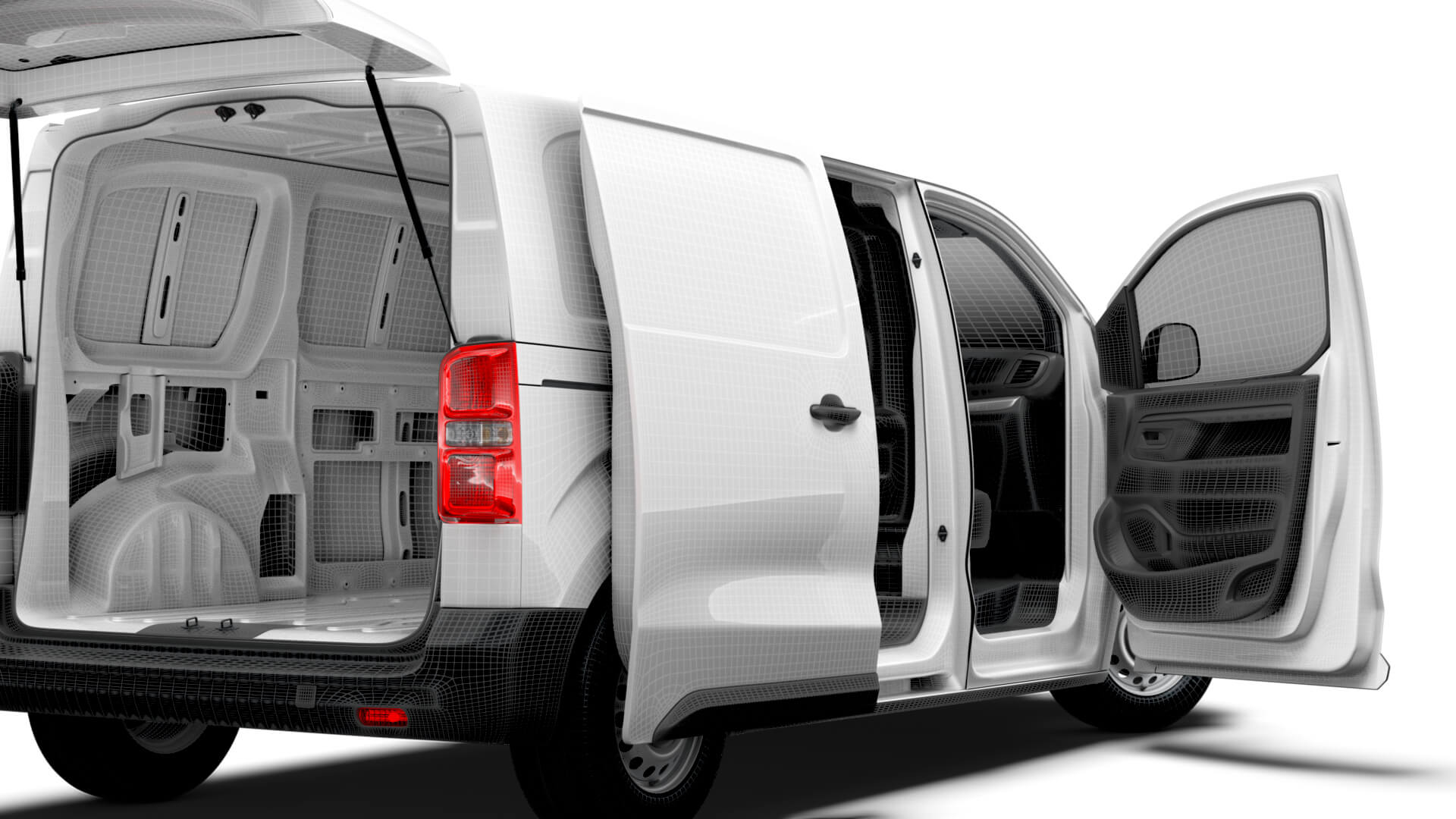 Fiat Scudo Tailgate Van L2 HQ Interior 2025 - 3D Model by Creator 3D