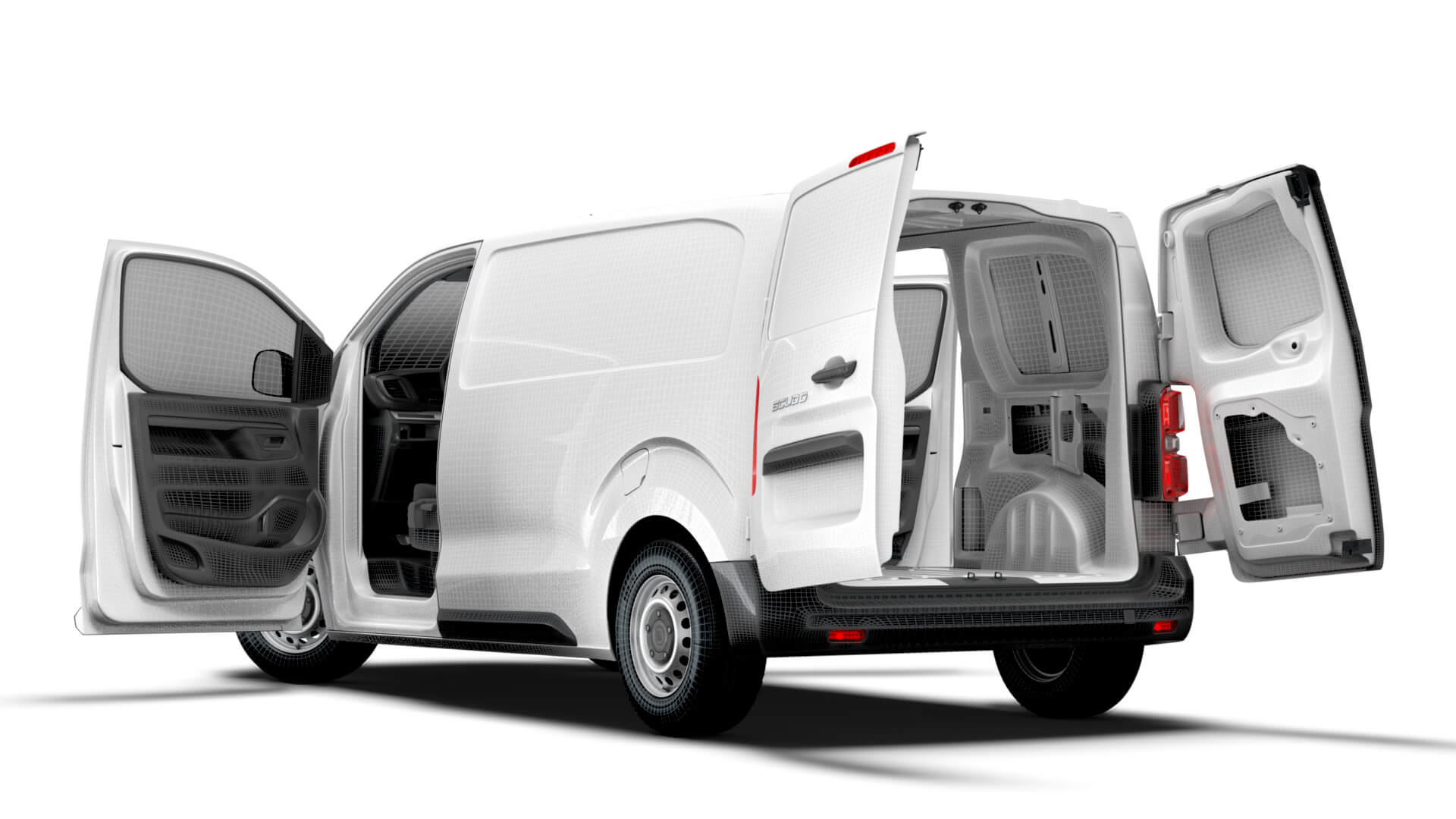 Fiat Scudo Van L2 HQ Interior 2025 - 3D Model by Creator 3D