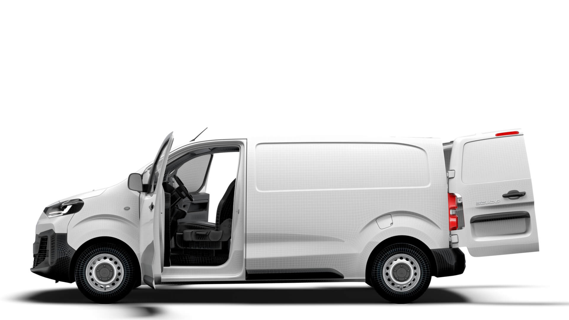 Fiat Scudo Van L2 HQ Interior 2025 - 3D Model by Creator 3D