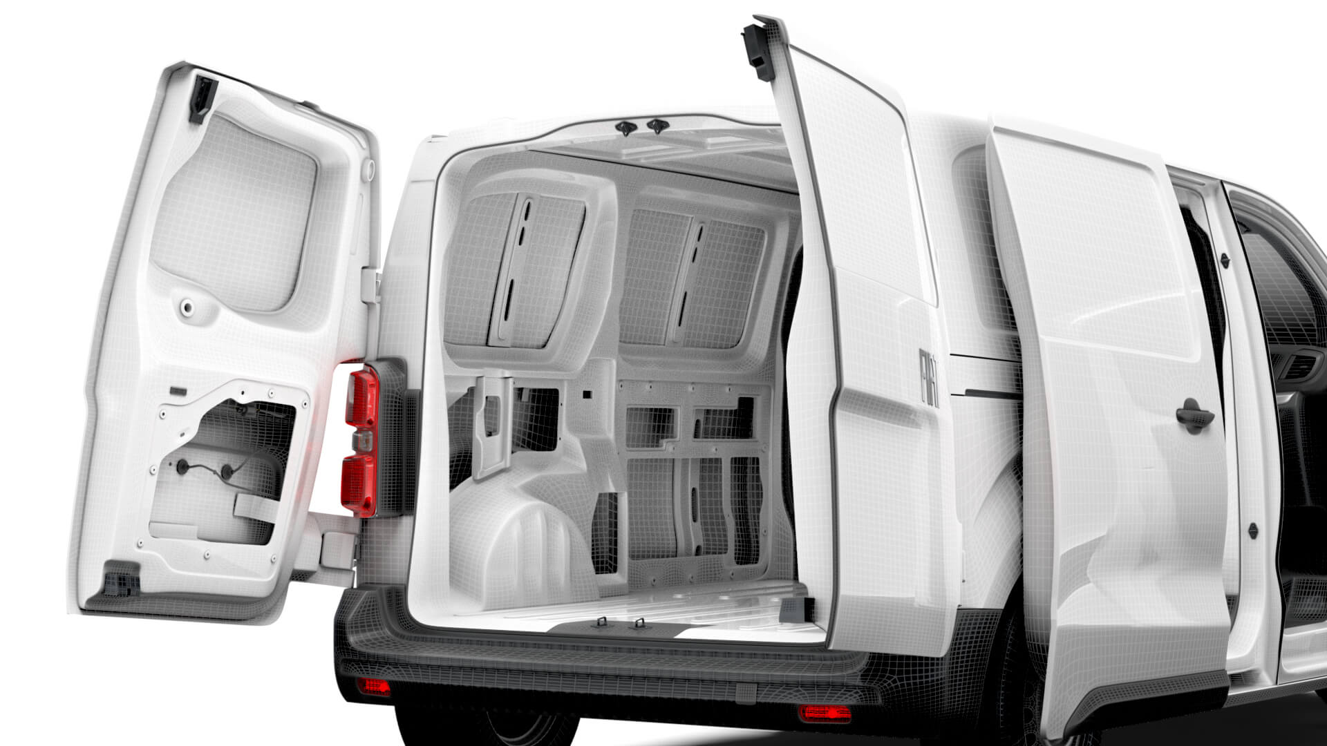 Fiat Scudo Van L2 HQ Interior 2025 - 3D Model by Creator 3D