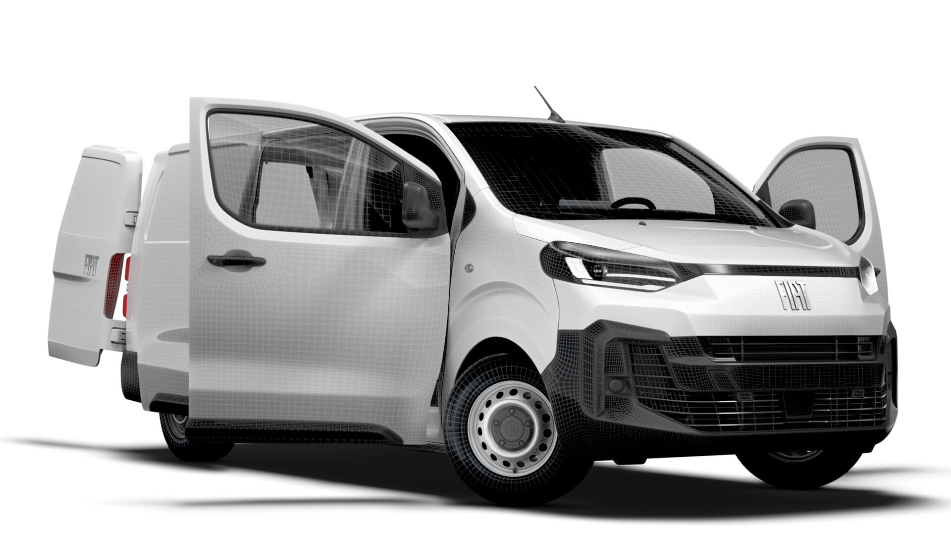 Fiat Scudo Van L3 HQ Interior 2025 - 3D Model by Creator 3D