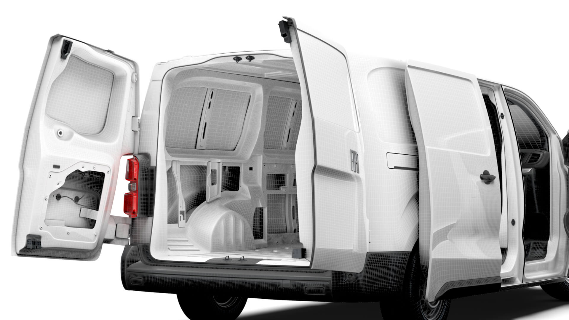 Fiat Scudo Van L3 HQ Interior 2025 - 3D Model by Creator 3D