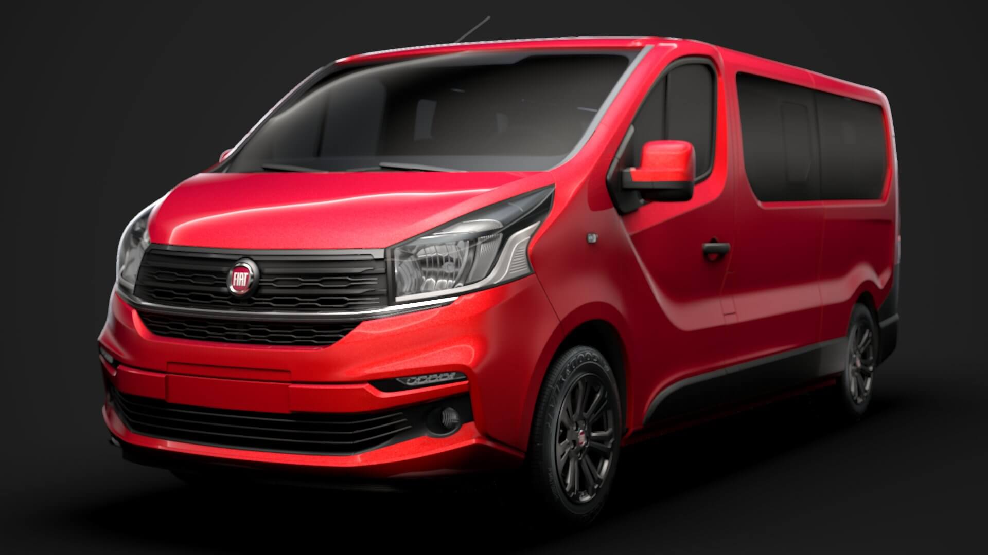 Fiat Talento Minibus LWB 2019 - 3D Model by Creator 3D