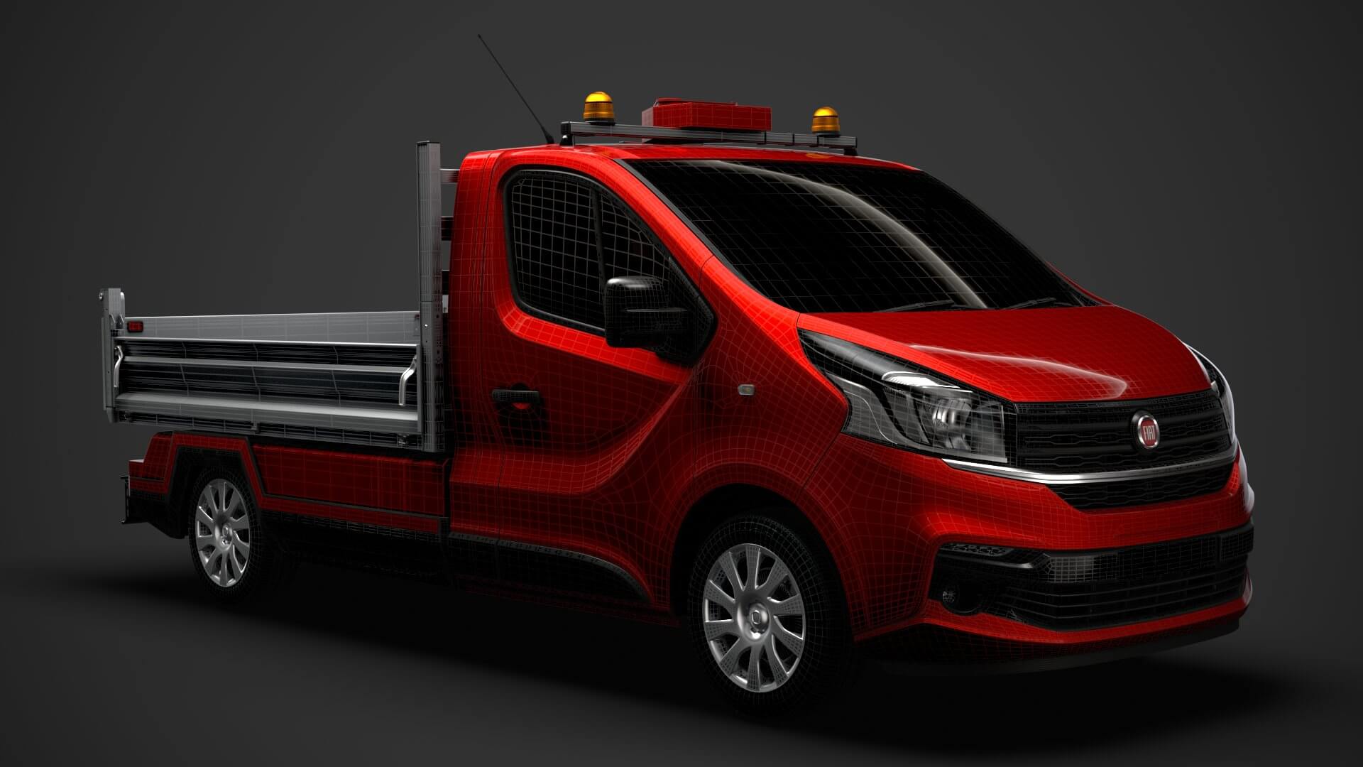 Fiat Talento Tipper 2020 - 3D Model by Creator 3D