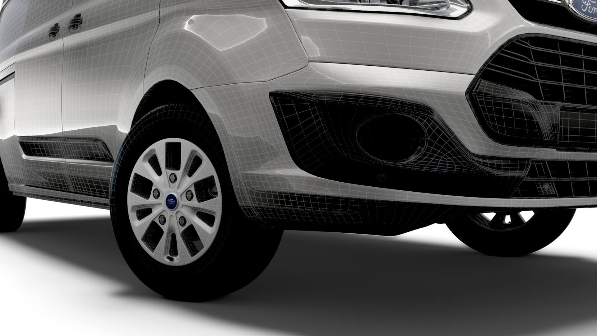 Ford Custom L2H2 2018 - 3D Model by Creator 3D