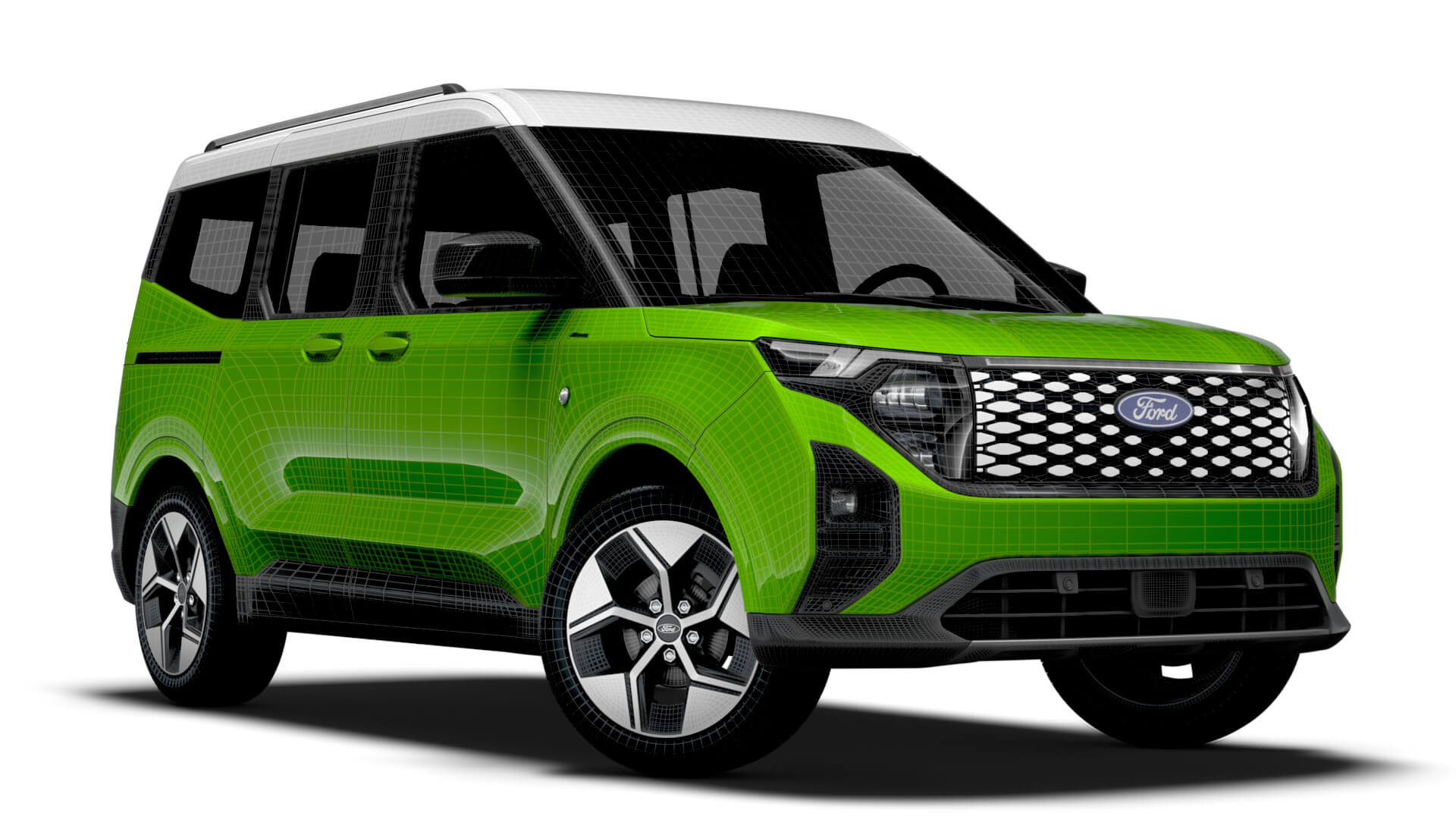 Ford E Transit Courier Active Tourneo 2024 - 3D Model by Creator 3D