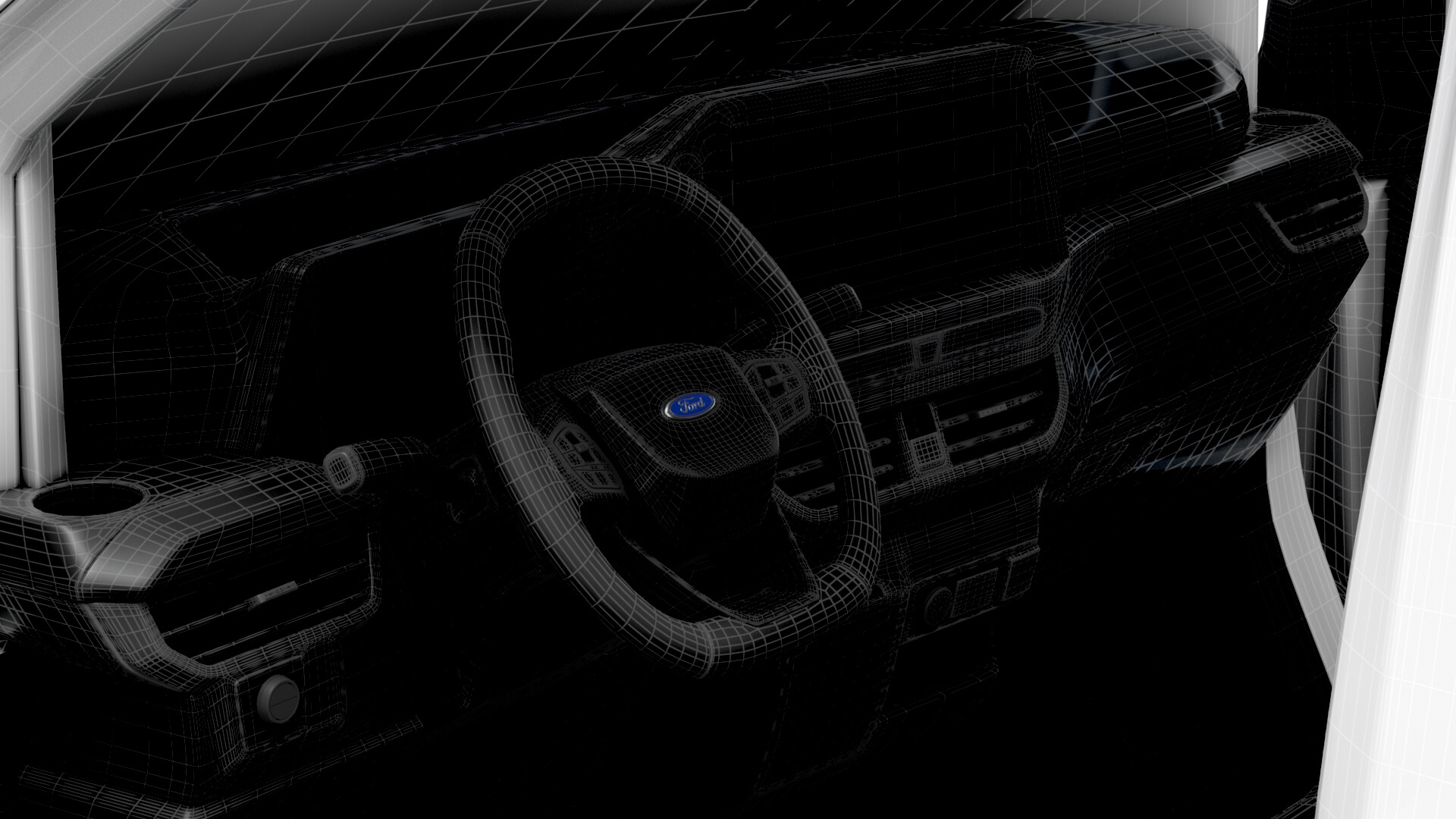 Ford E Transit Custom L1H1 2Sd HQ Interior 2024 - 3D Model by Creator 3D