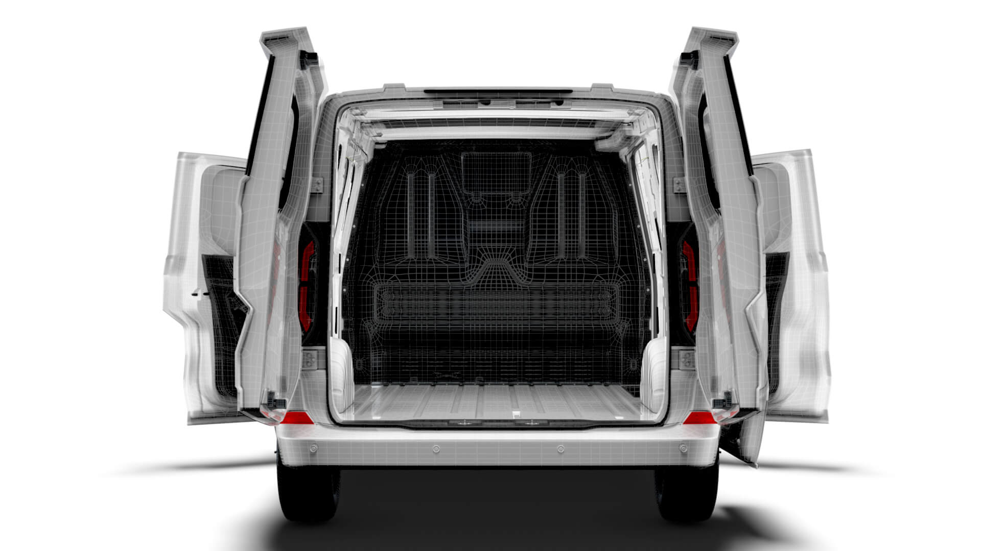 Ford E Transit Custom L1H1 HQ Interior 2024 - 3D Model by Creator 3D