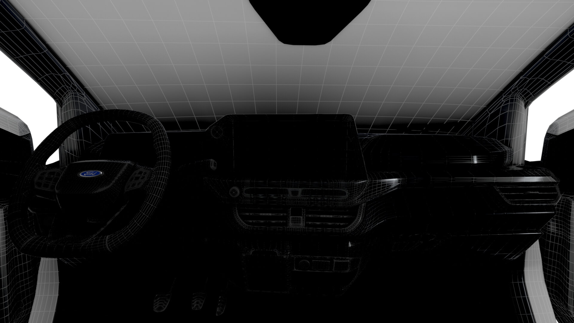 Ford E Transit Custom L1H1 HQ Interior 2024 - 3D Model by Creator 3D