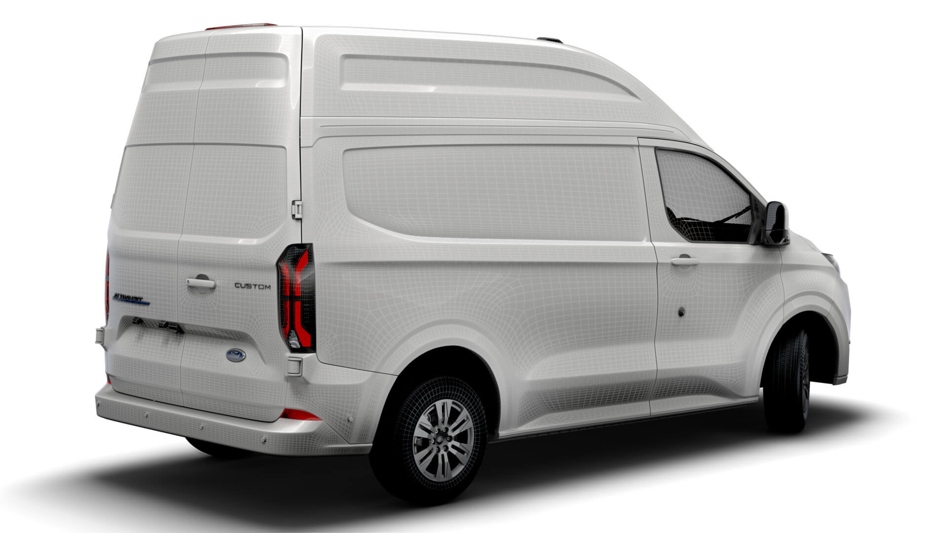 Ford E Transit Custom L1H2 2023 - 3D Model by Creator 3D