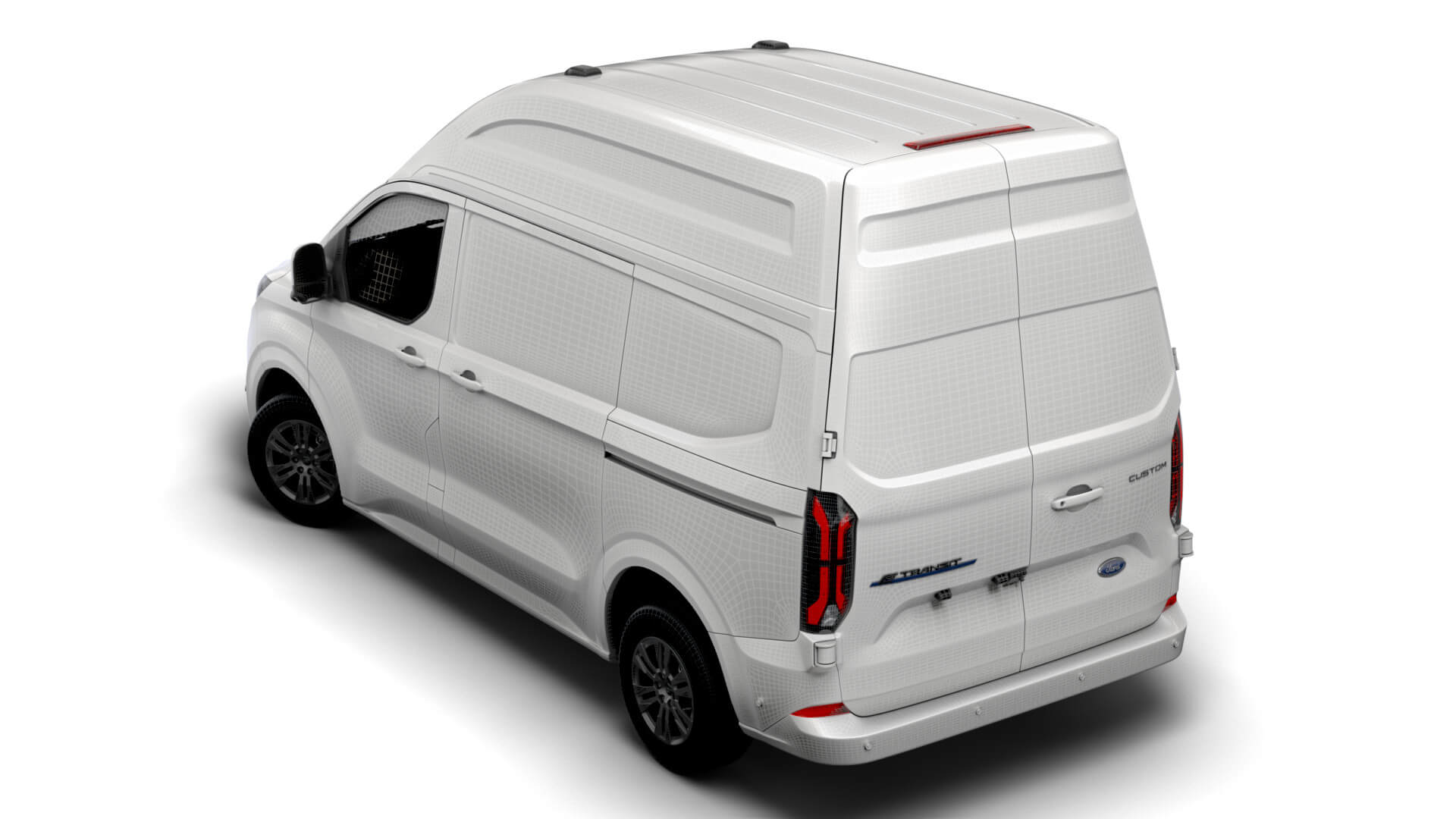 Ford E Transit Custom L1H2 2023 - 3D Model by Creator 3D