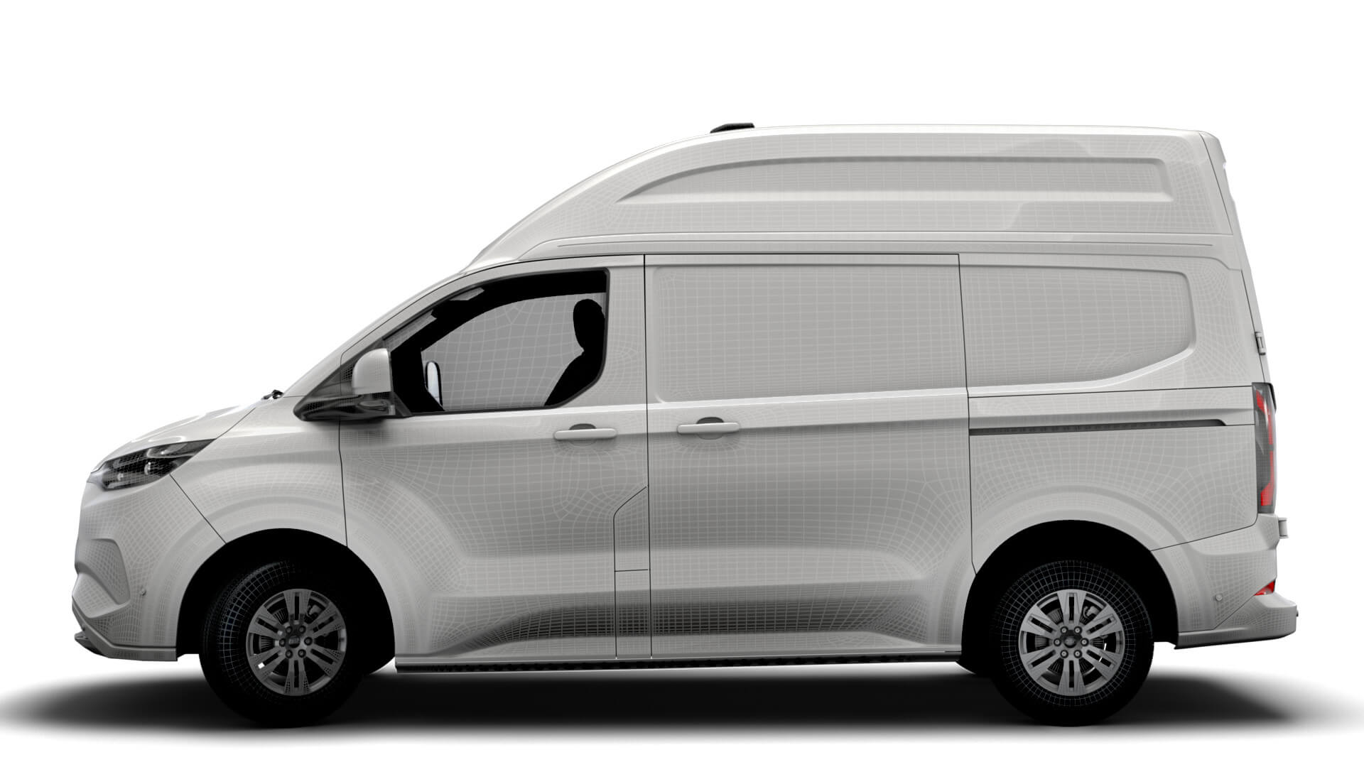 Ford E Transit Custom L1H2 2023 - 3D Model by Creator 3D