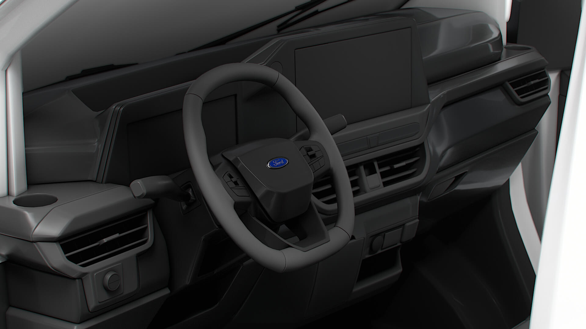 Ford E Transit Custom L1H2 2Sd HQ Interior 2024 - 3D Model by Creator 3D